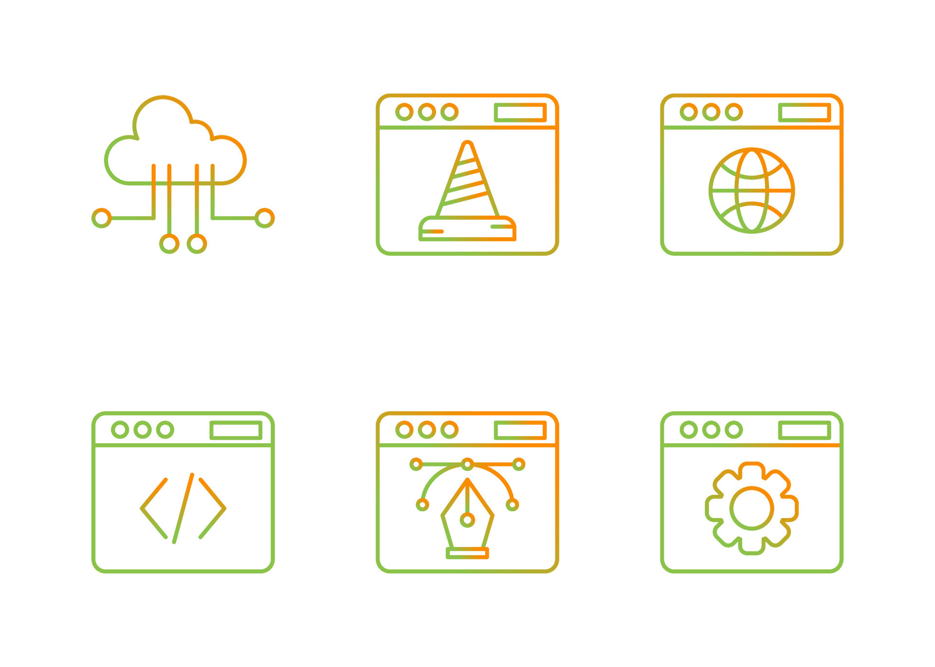 Web Development Vector Icon Set 17358511 Vector Art at Vecteezy Web Development Vector Icon Set 17358511 Vector Art at Vecteezy