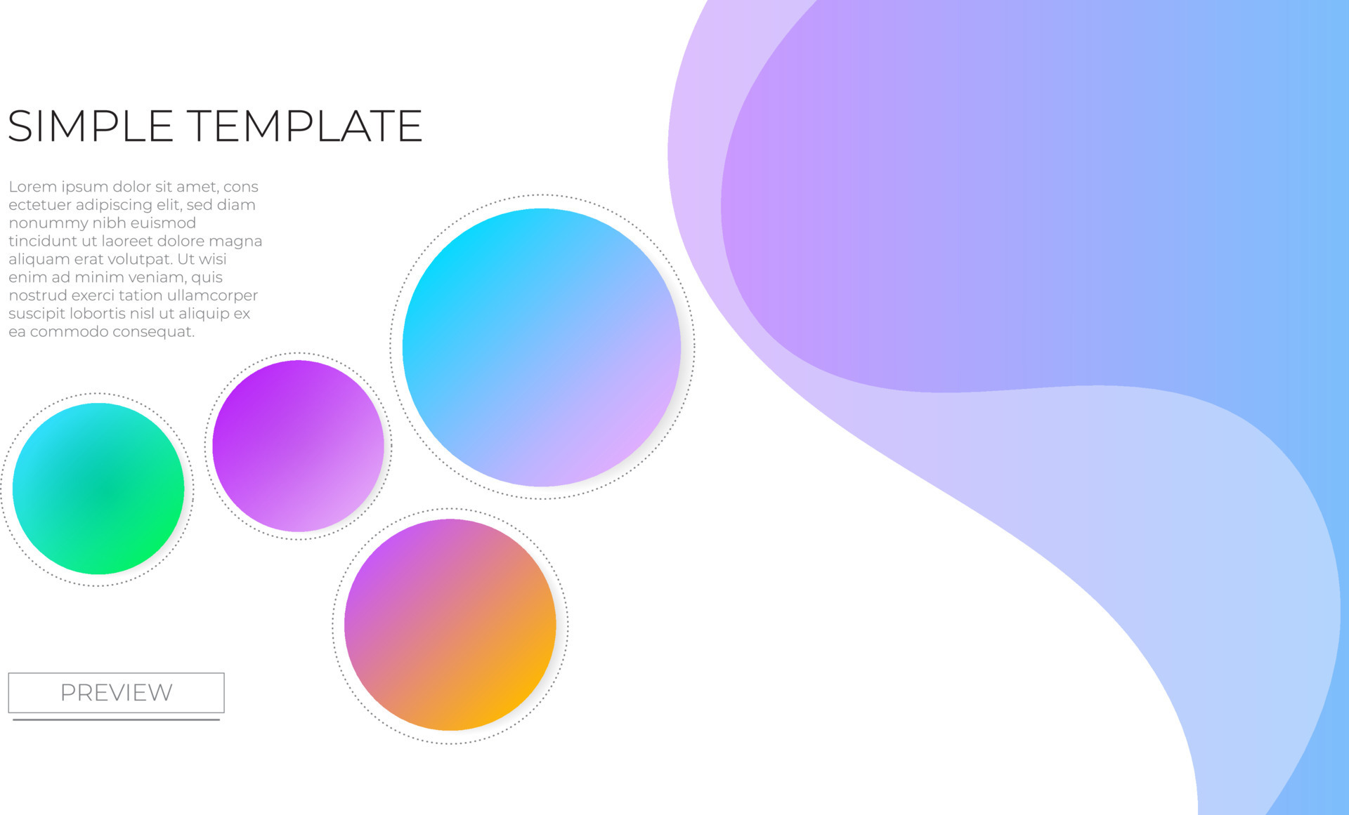 Blue green gradient simple ppt banner homepage background 17367766 ...