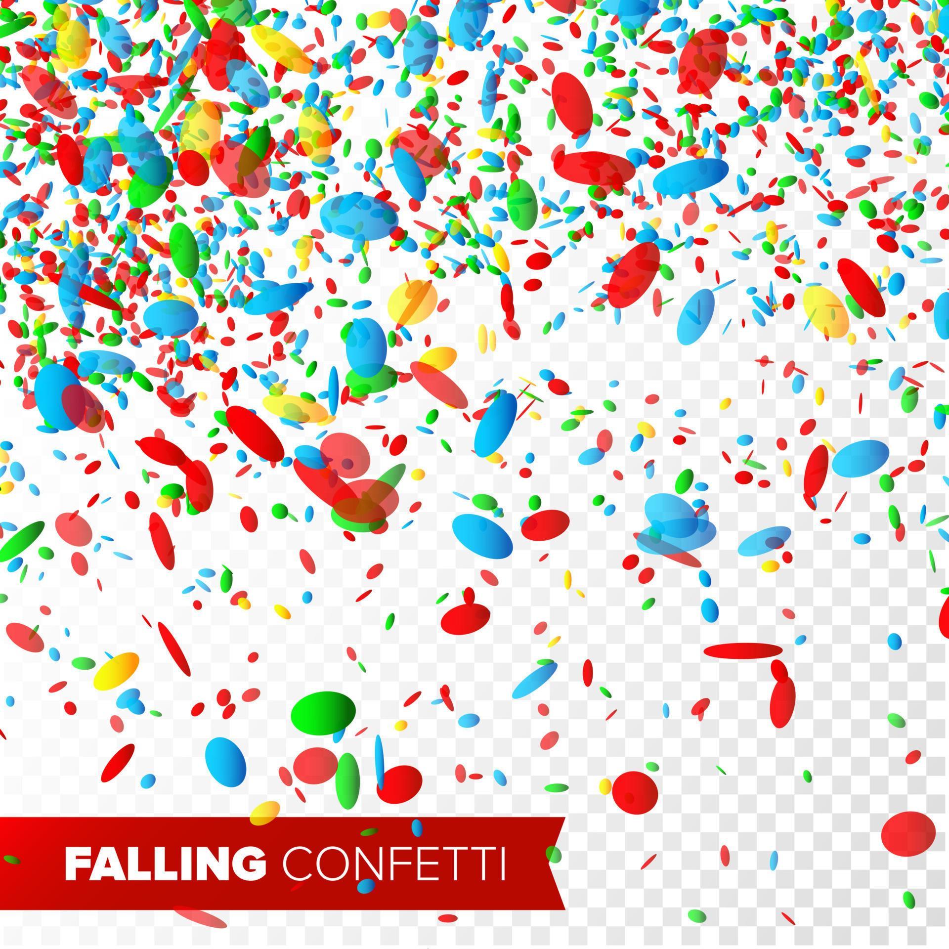 Confetti Falling Vector 17369087 Vector Art at Vecteezy
