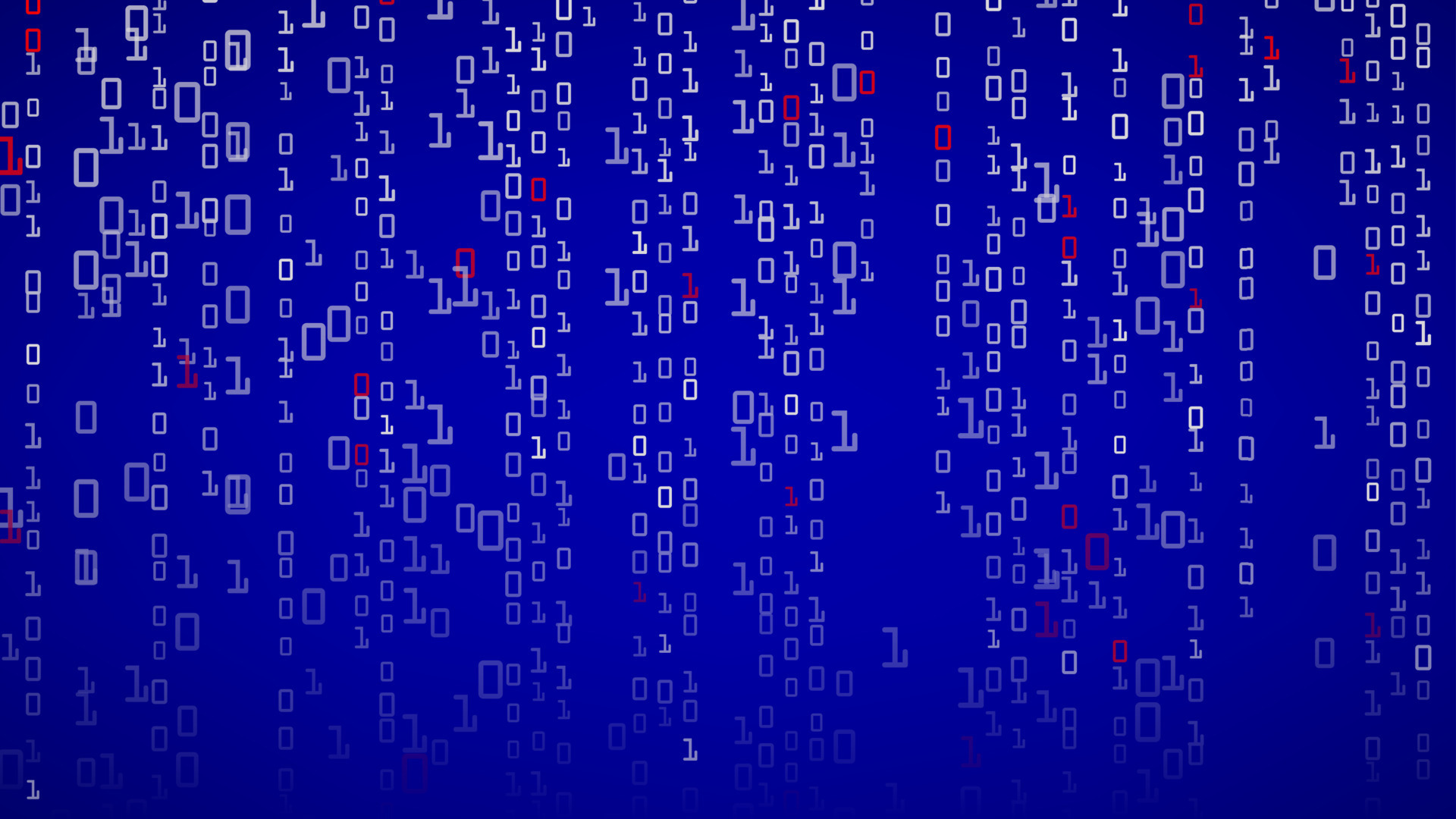 Binary Background Binary Code With Digits On Screen Vector Illustration 17371287 Vector Art At