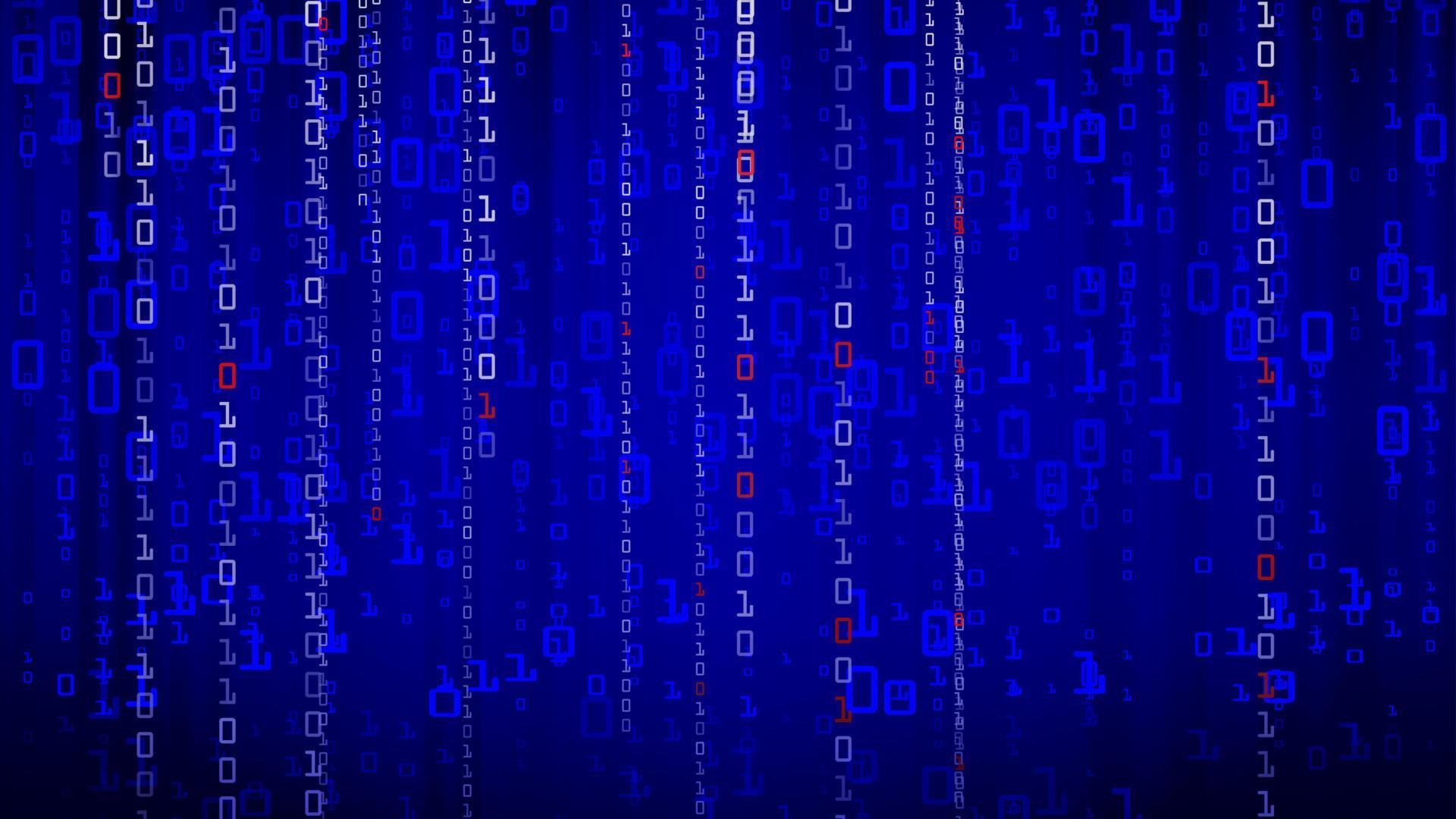 Binary Background. Data And Technology 17371331 Vector Art at Vecteezy