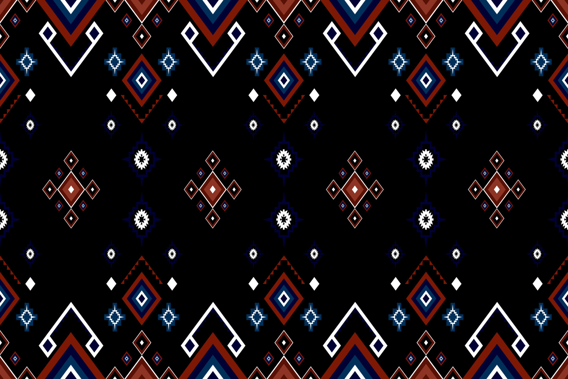 Geometric ethnic oriental seamless pattern traditional Design for ...
