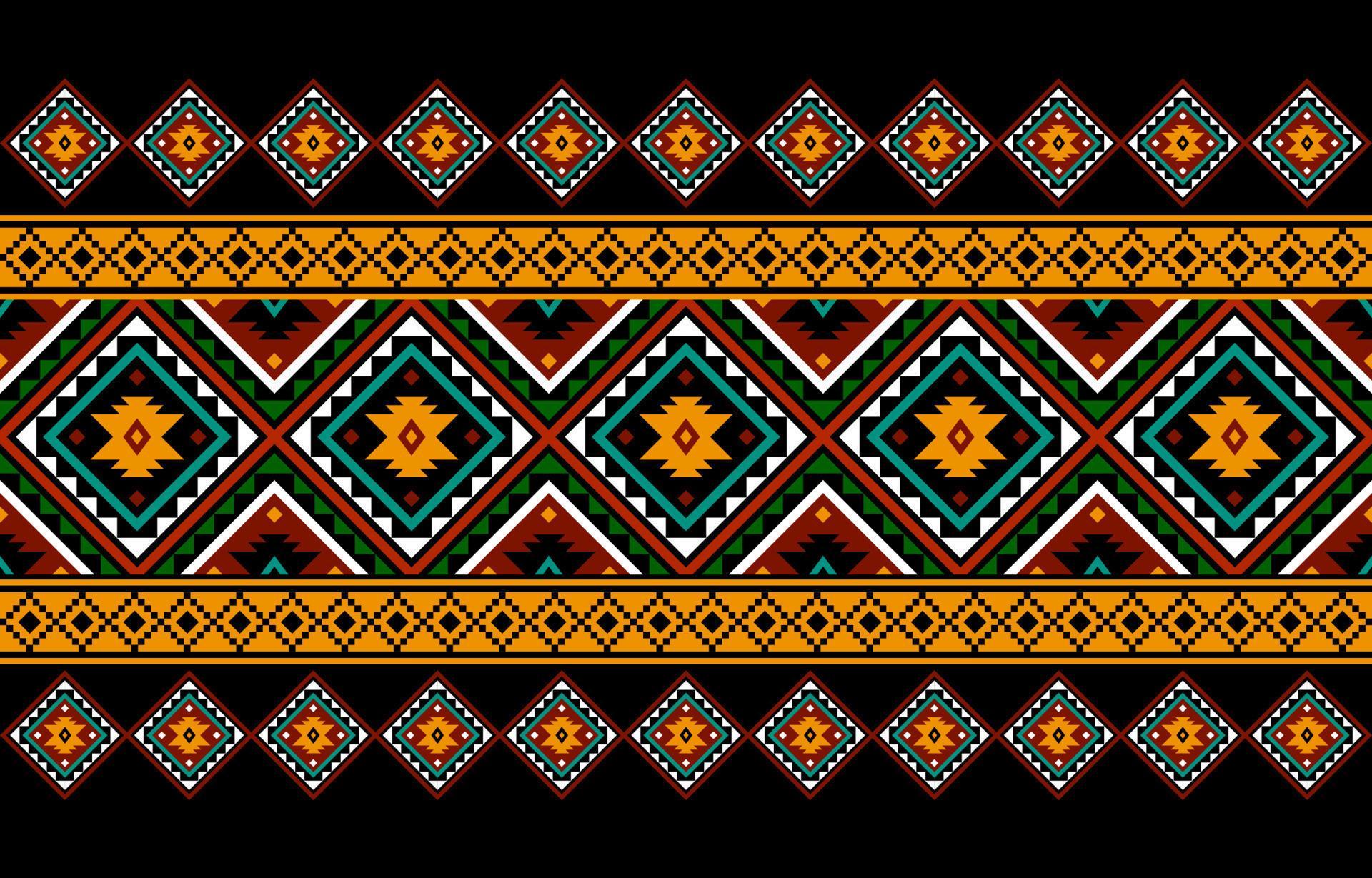Geometric ethnic oriental seamless pattern traditional Design for ...