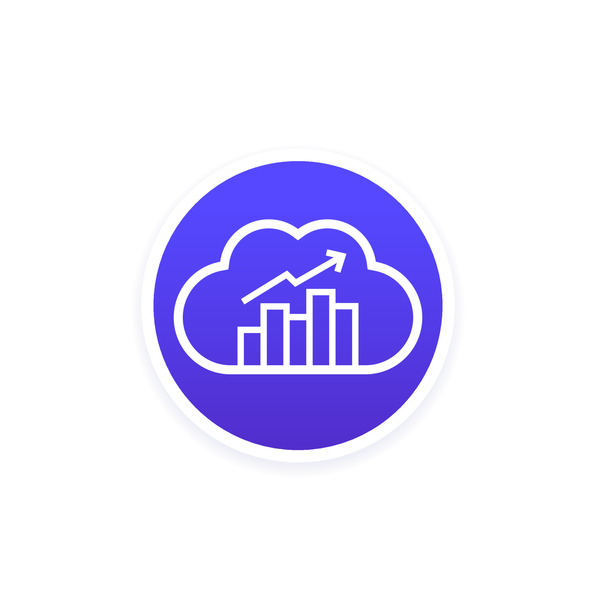 cloud analytics icon with a graph, vector 17377016 Vector Art at Vecteezy cloud analytics icon with a graph, vector 17377016 Vector Art at Vecteezy