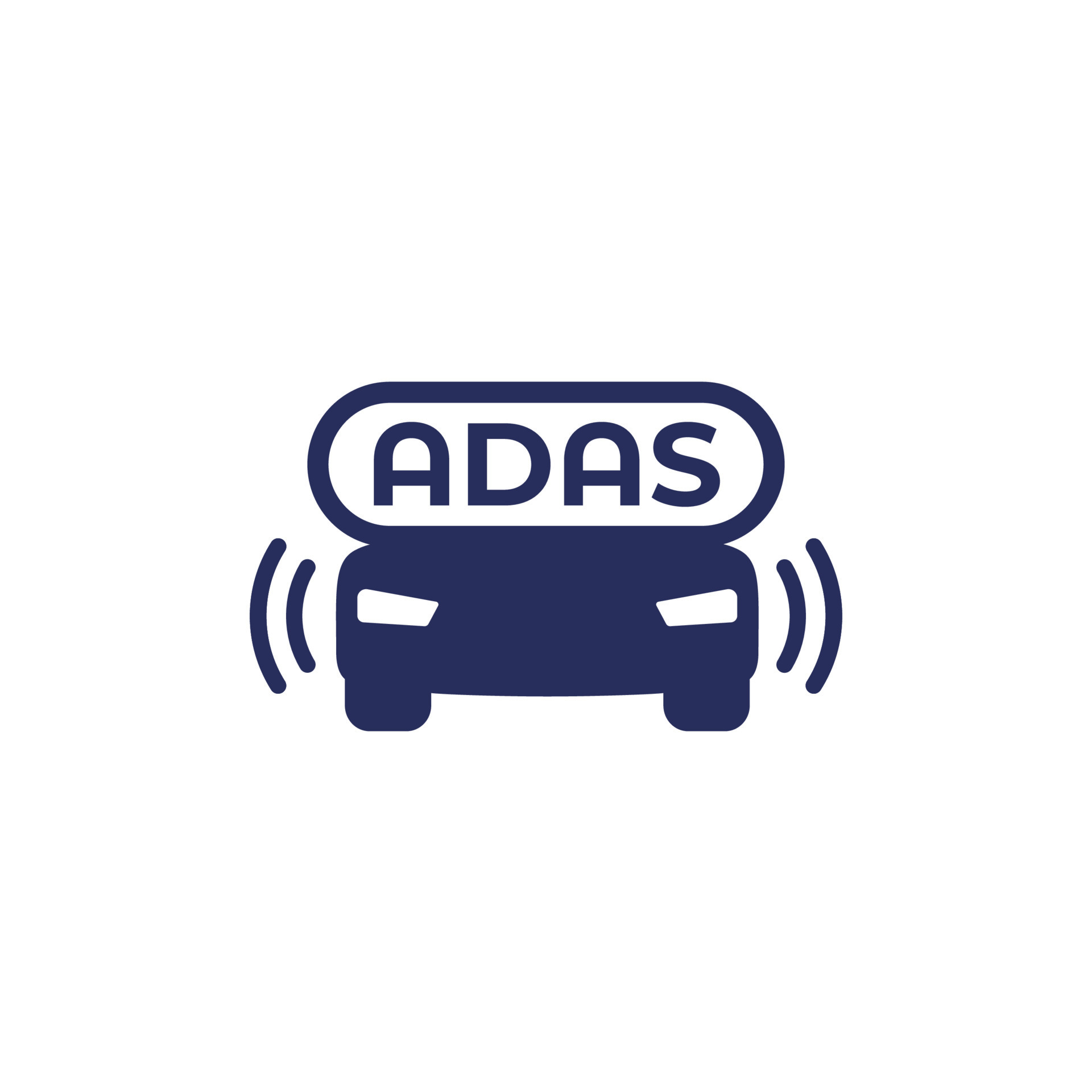 Advanced Driver Assistance System Icon Vector 17377037 Vector Art At