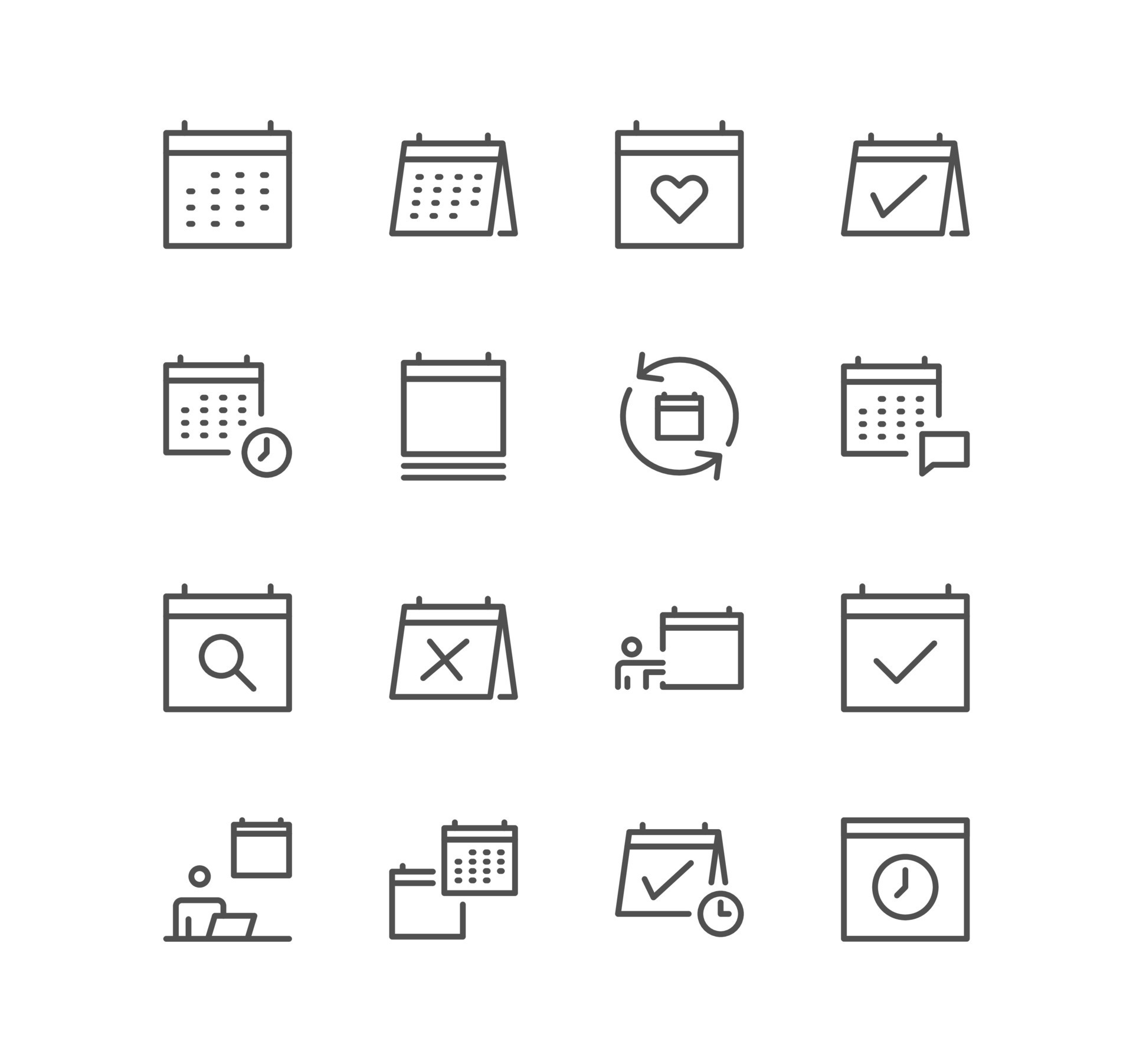 Set Of Calendar Appointment Icons Date Working Schedule Meeting set-of-calendar-appointment-icons-date-working-schedule-meeting