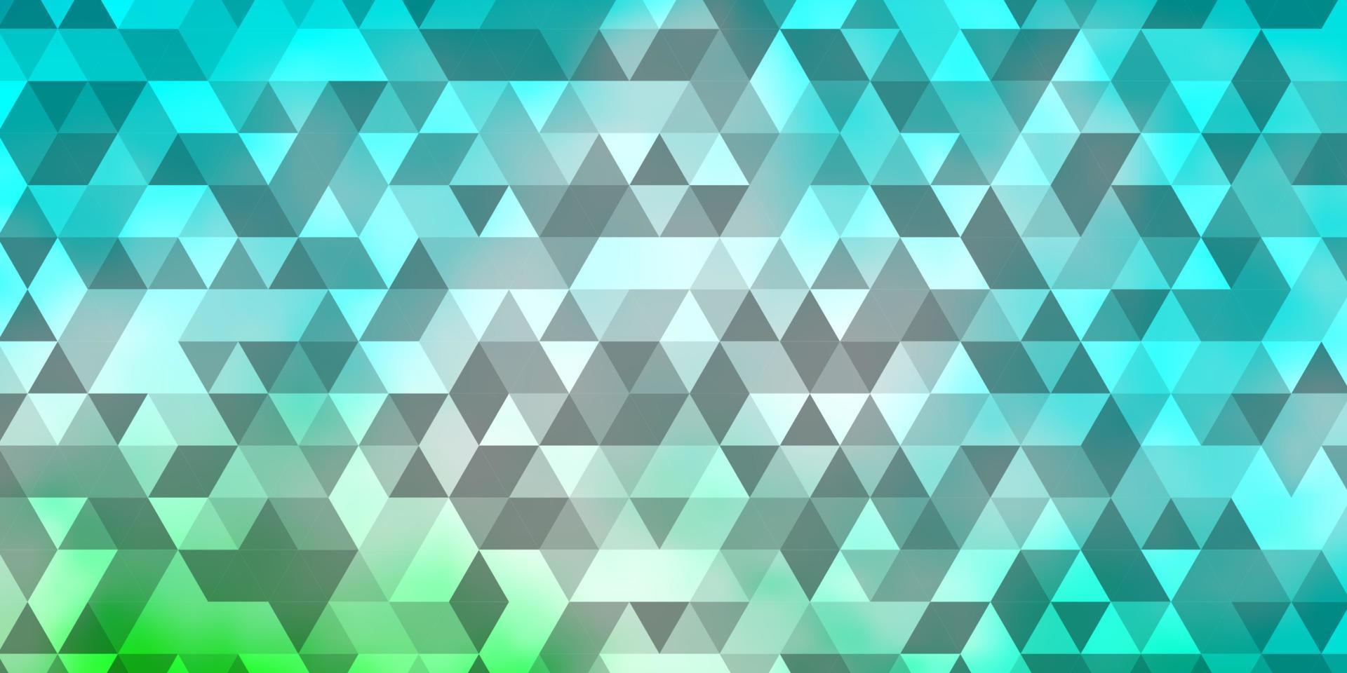 Light Blue Green Vector Layout With Lines Triangles 17381217 Vector