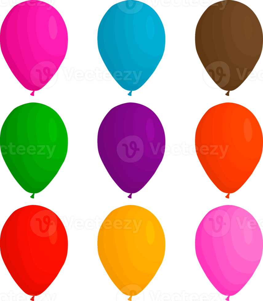 big set different types inflatable rubber balloons 17385493 PNG big set different types inflatable rubber balloons 17385493 PNG
