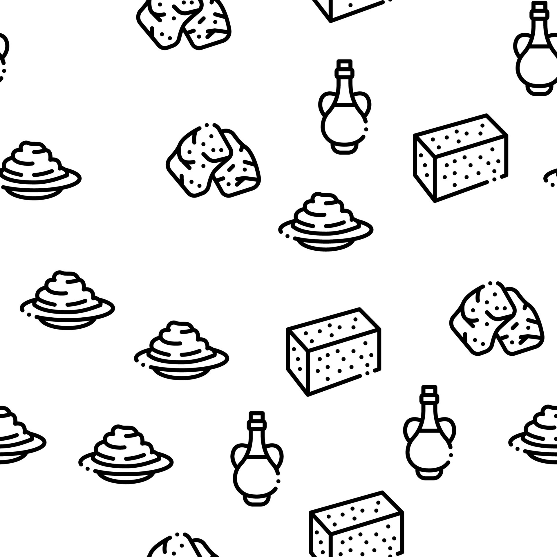 Soy Bean Food Product Seamless Pattern Vector 17388841 Vector Art At Vecteezy