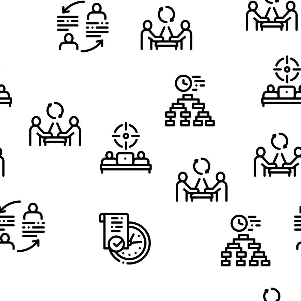 Hackathon Development Seamless Pattern Vector 17389234 Vector Art at ...