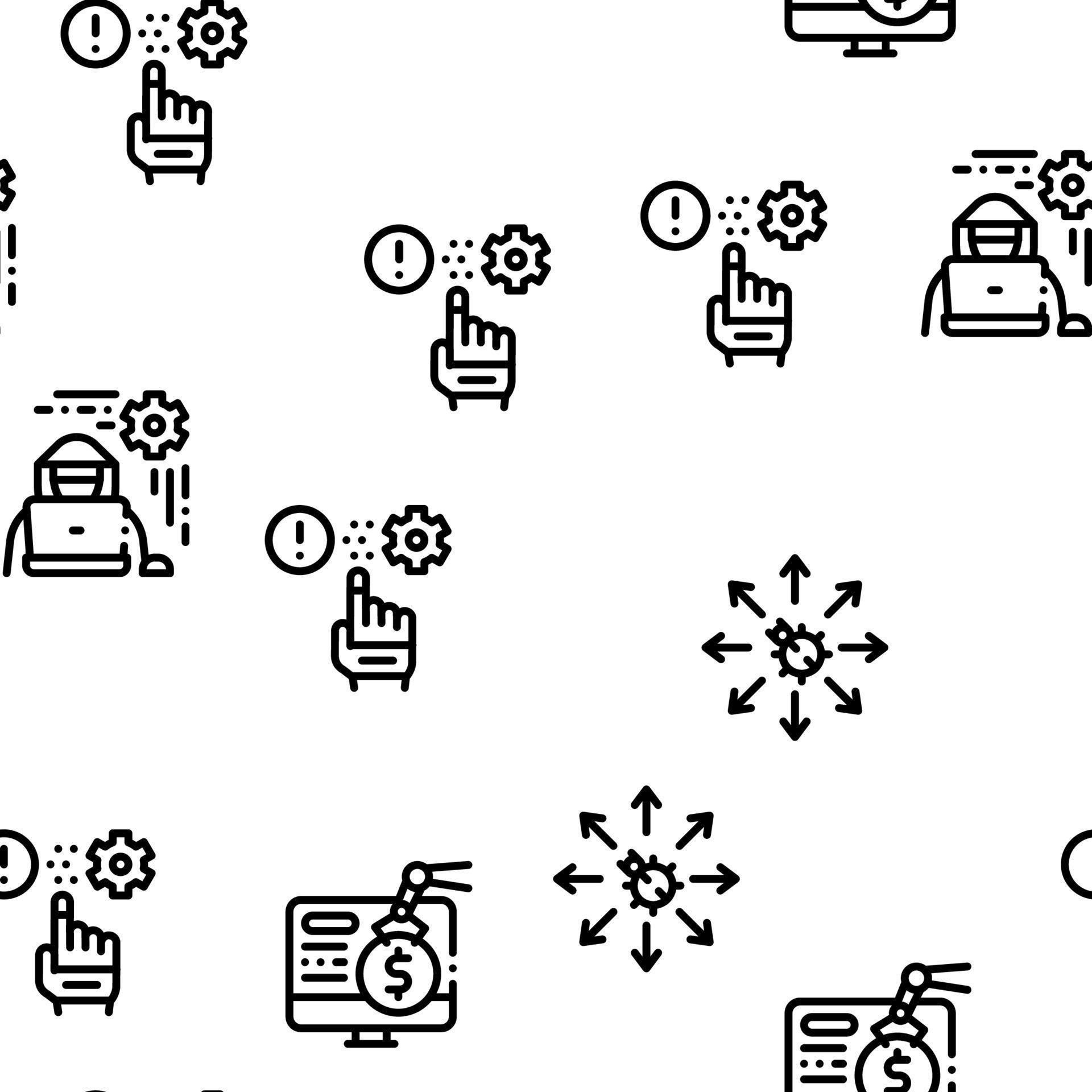 Pentesting Software Seamless Pattern Vector 17389462 Vector Art at Vecteezy