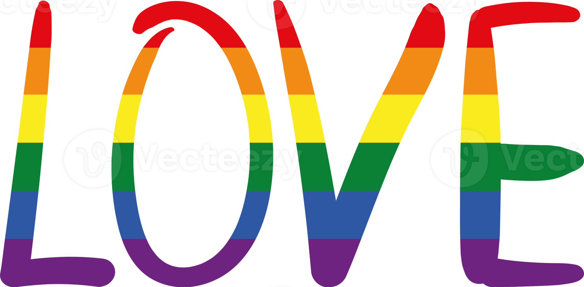 Gender Lgbt Doodle Rainbow Lettering Title Love 17392322 Png