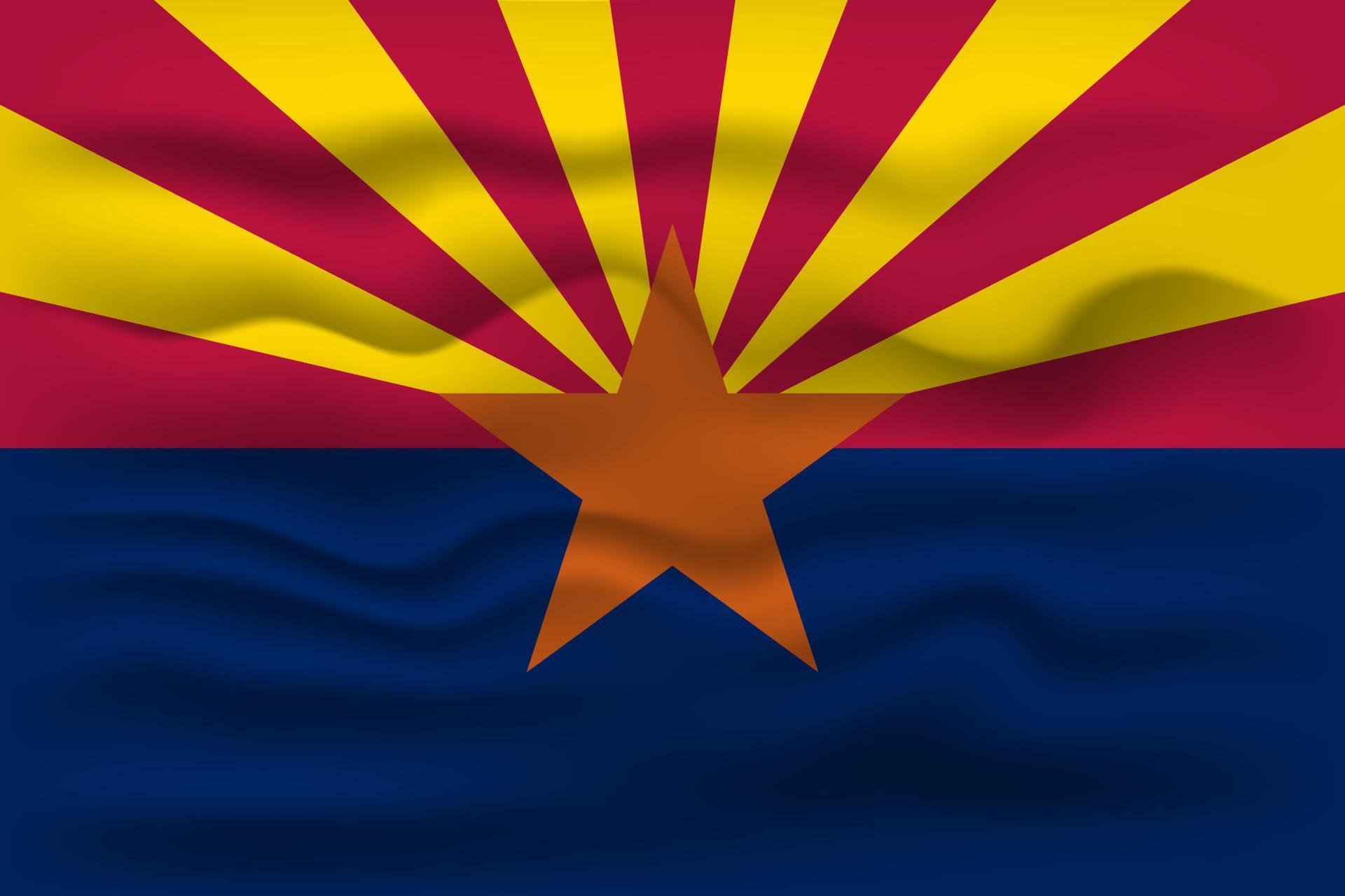 Waving flag of the Arizona state. Vector illustration. 17395885 Vector ... Waving flag of the Arizona state. Vector illustration. 17395885 Vector ...
