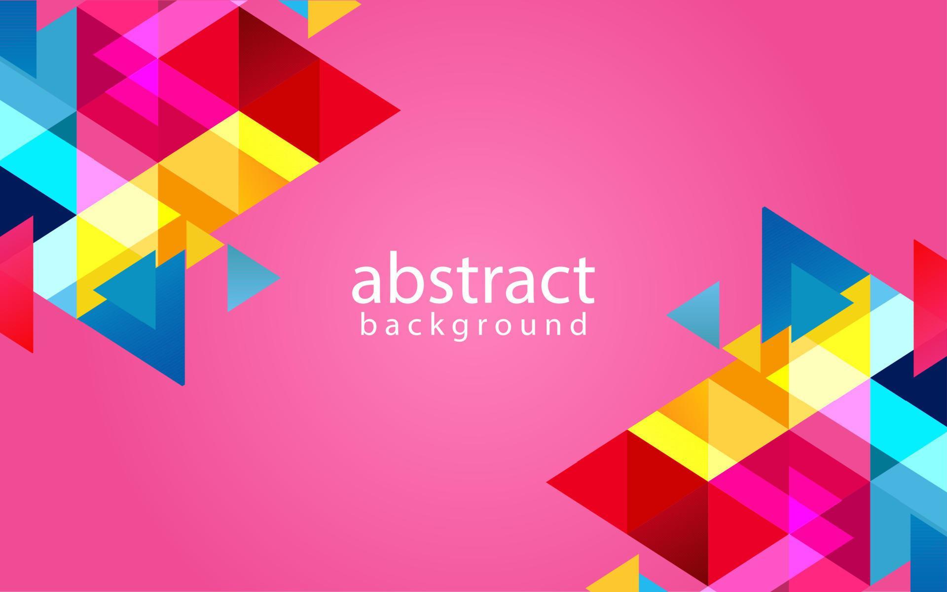 Abstract colorful triangle geometric background 17396444 Vector Art at ...