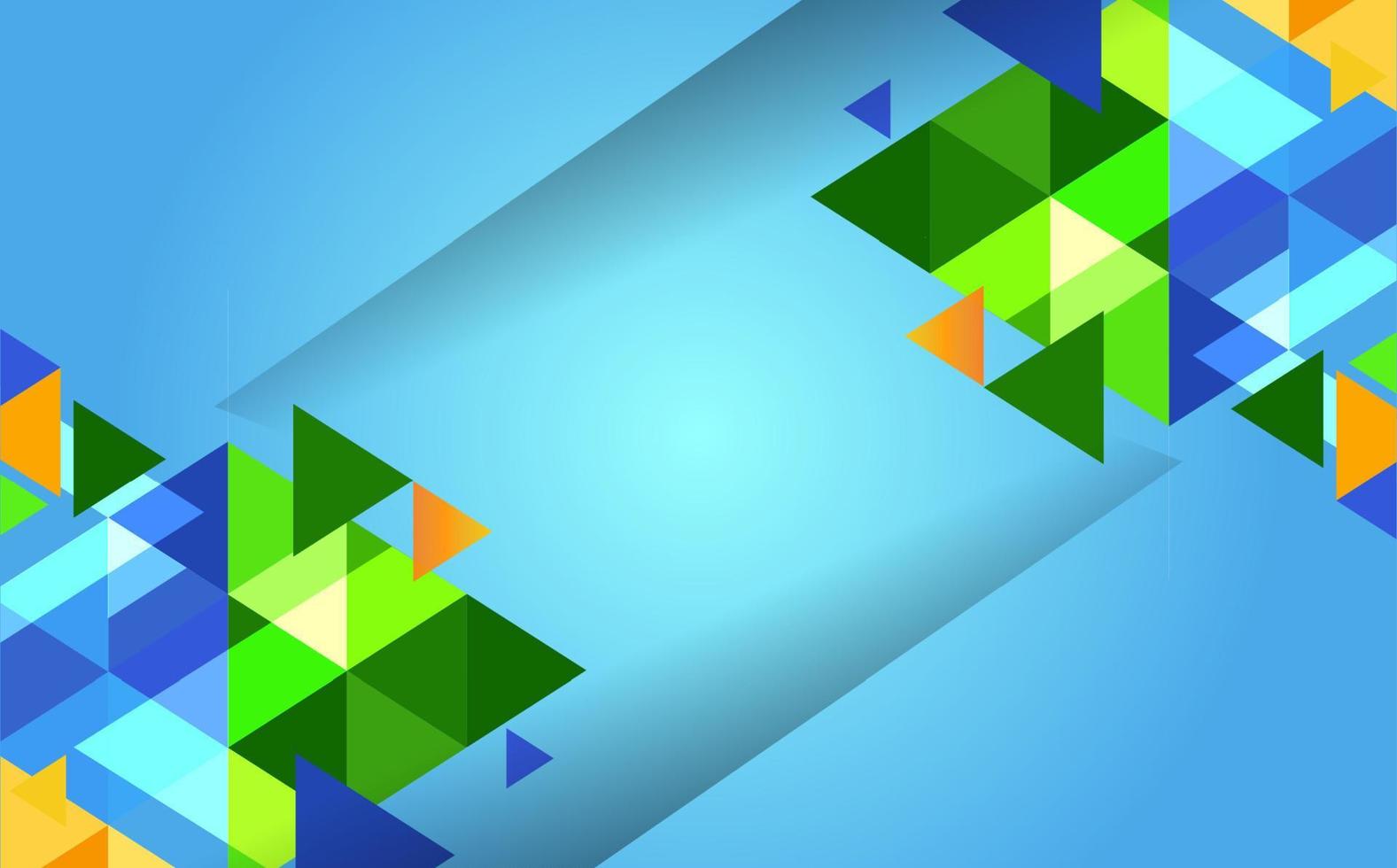 Abstract colorful triangle geometric background 17396445 Vector Art at ...