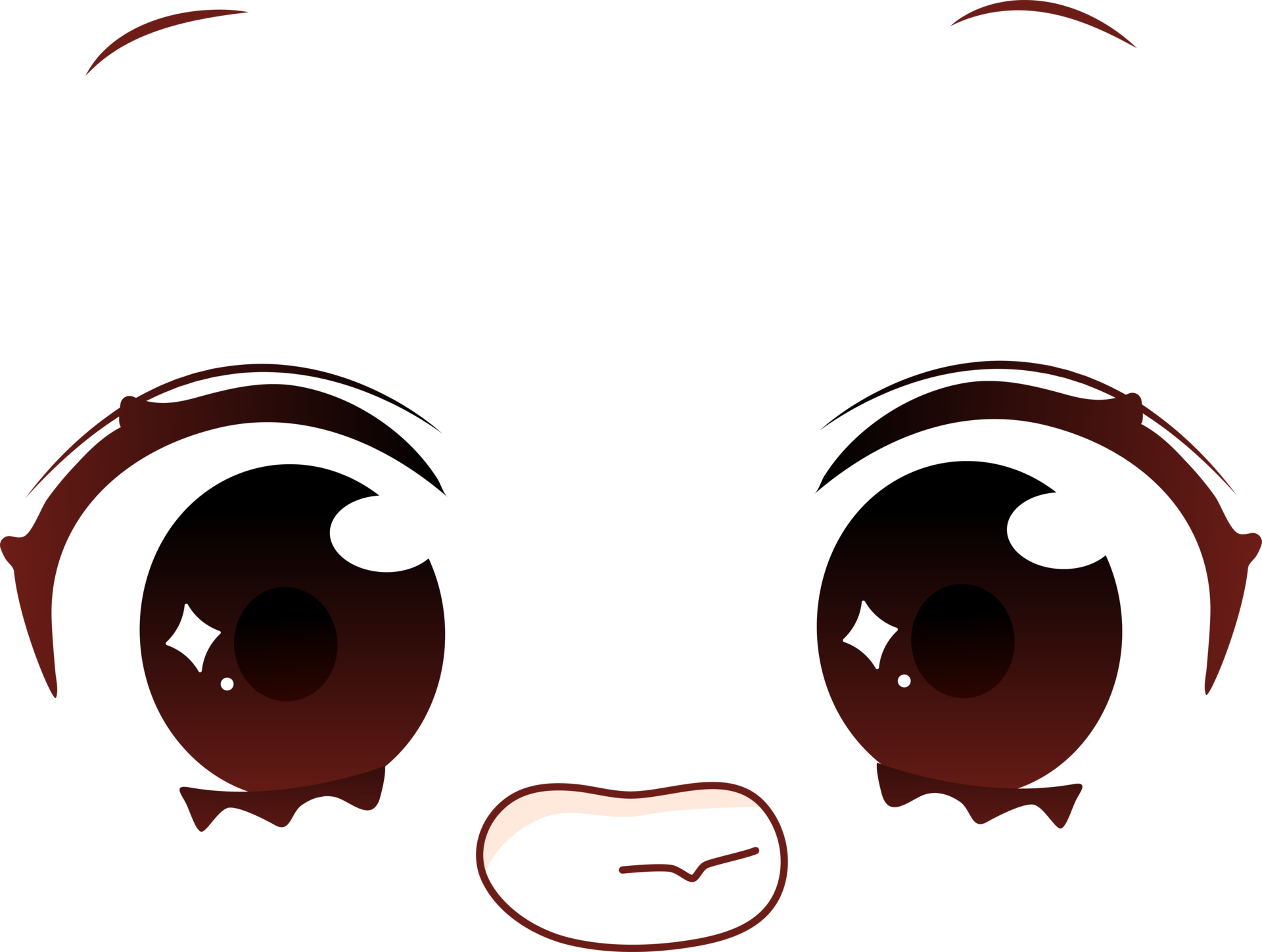 Expressions Du Visage De Dessin Animé 17398386 Png