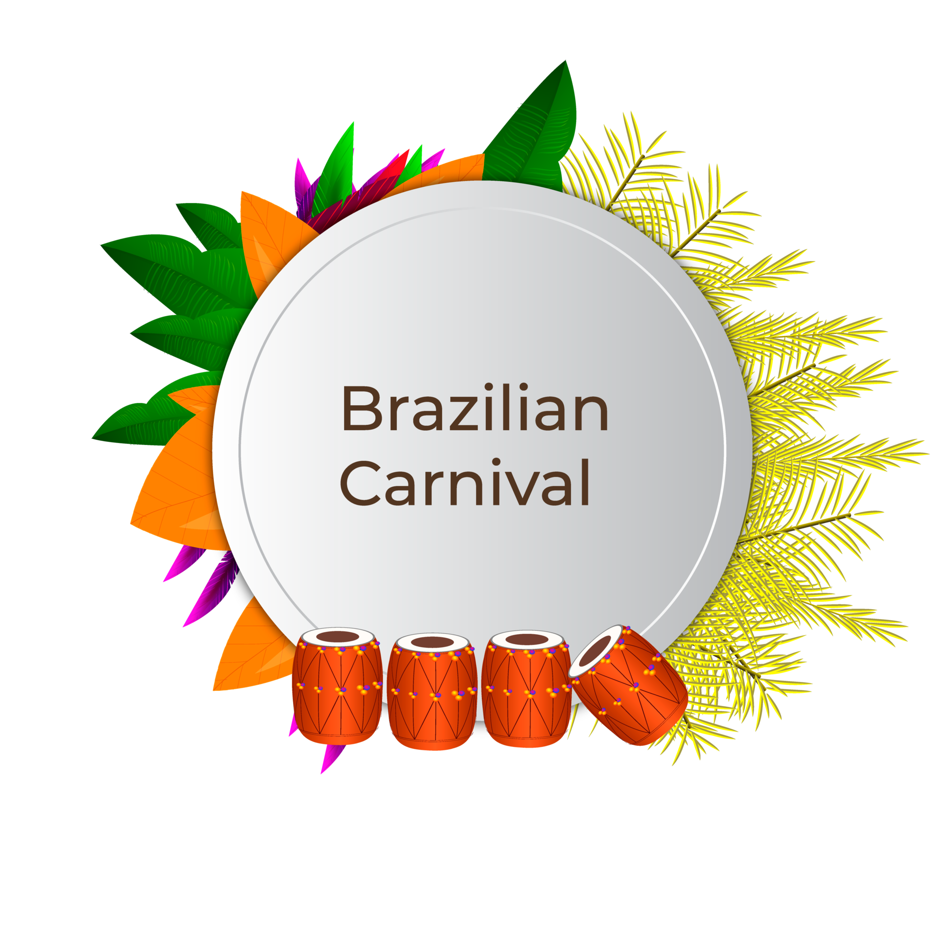 Free Colorful Brazilian Carnival Or Mardi Gras Party Banner 17398829