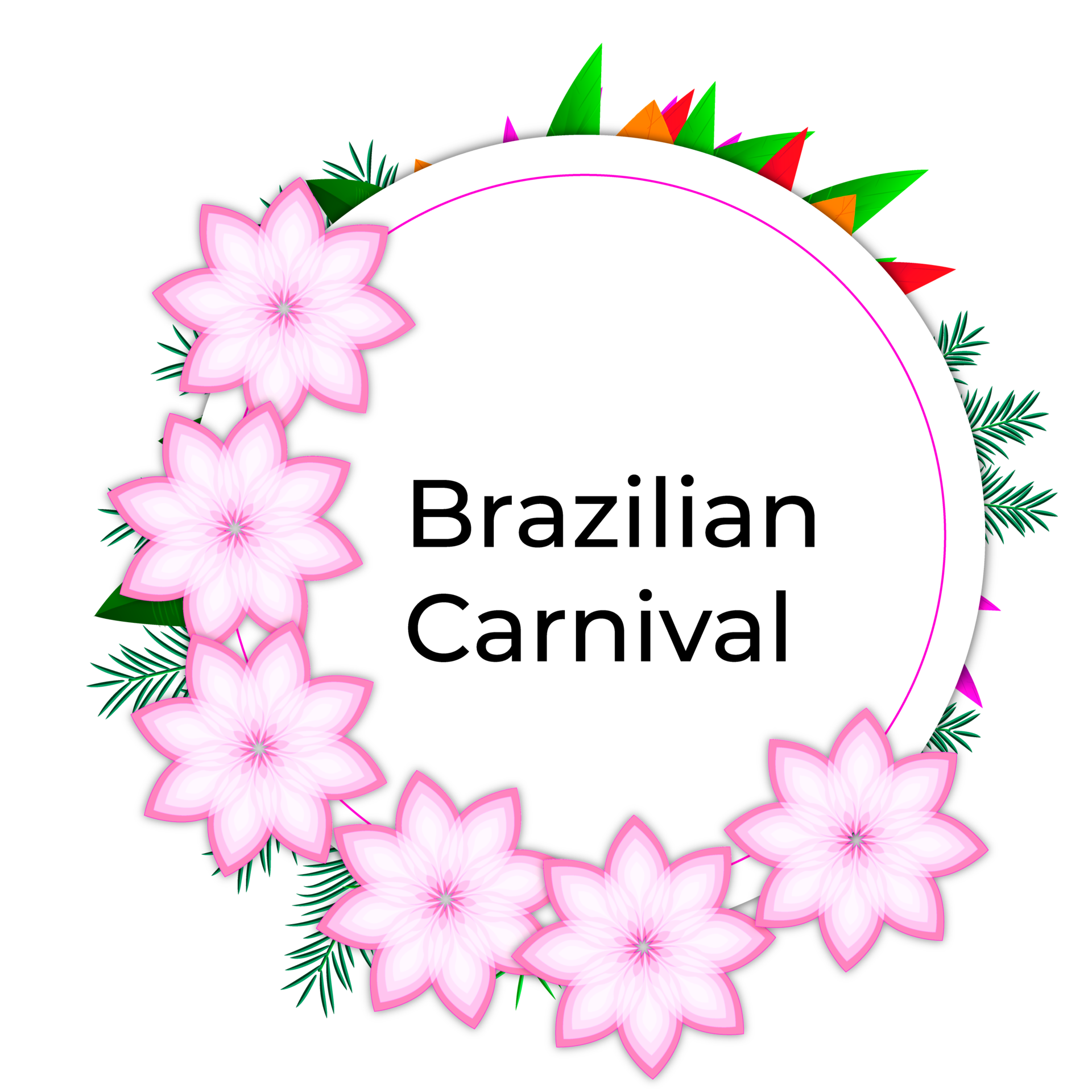 Colorful Brazilian Carnival Or Mardi Gras Party Banner 17398856 Png