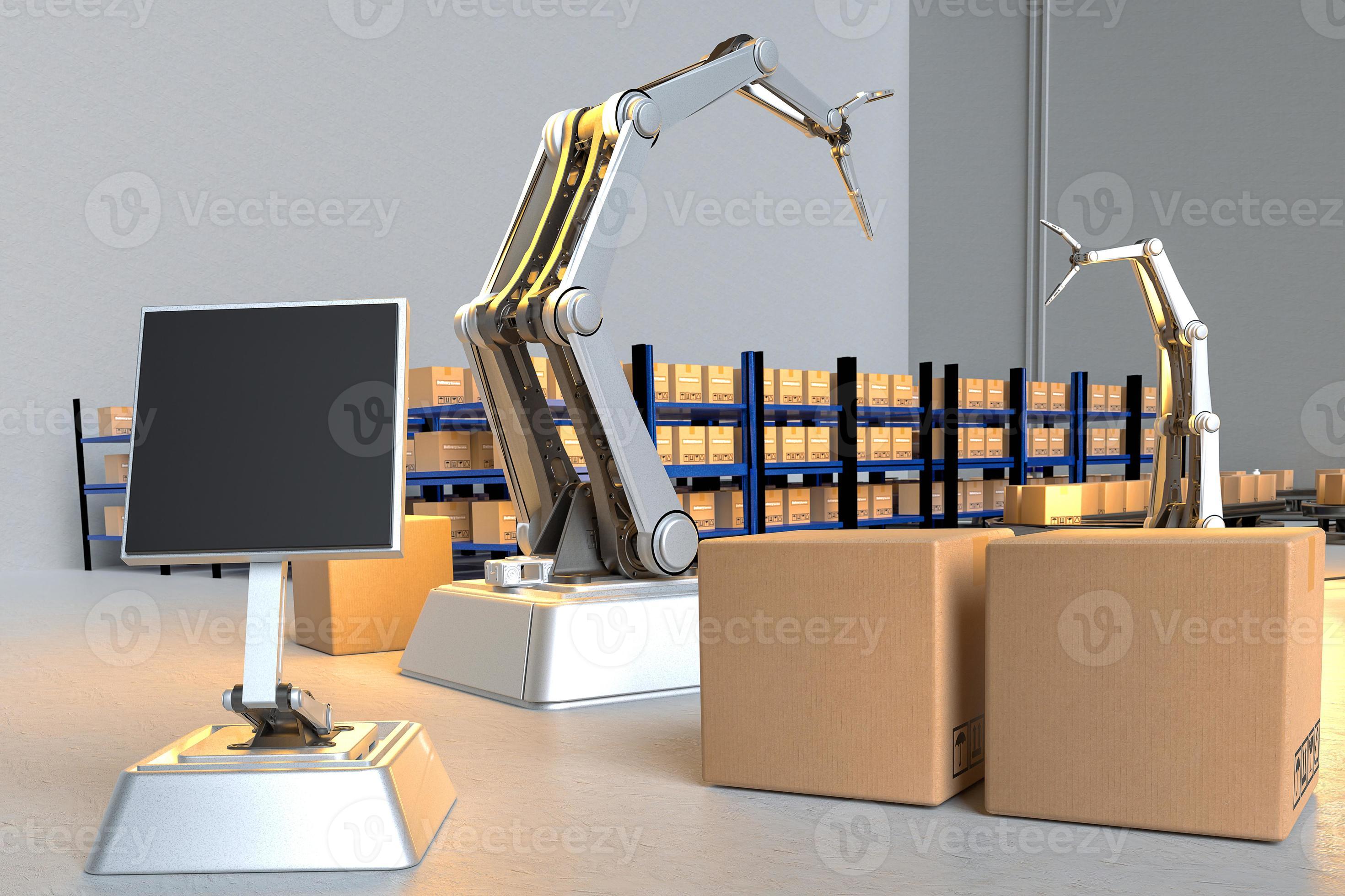 Robot Arm Object For Manufacturing Industry Technology Product Export