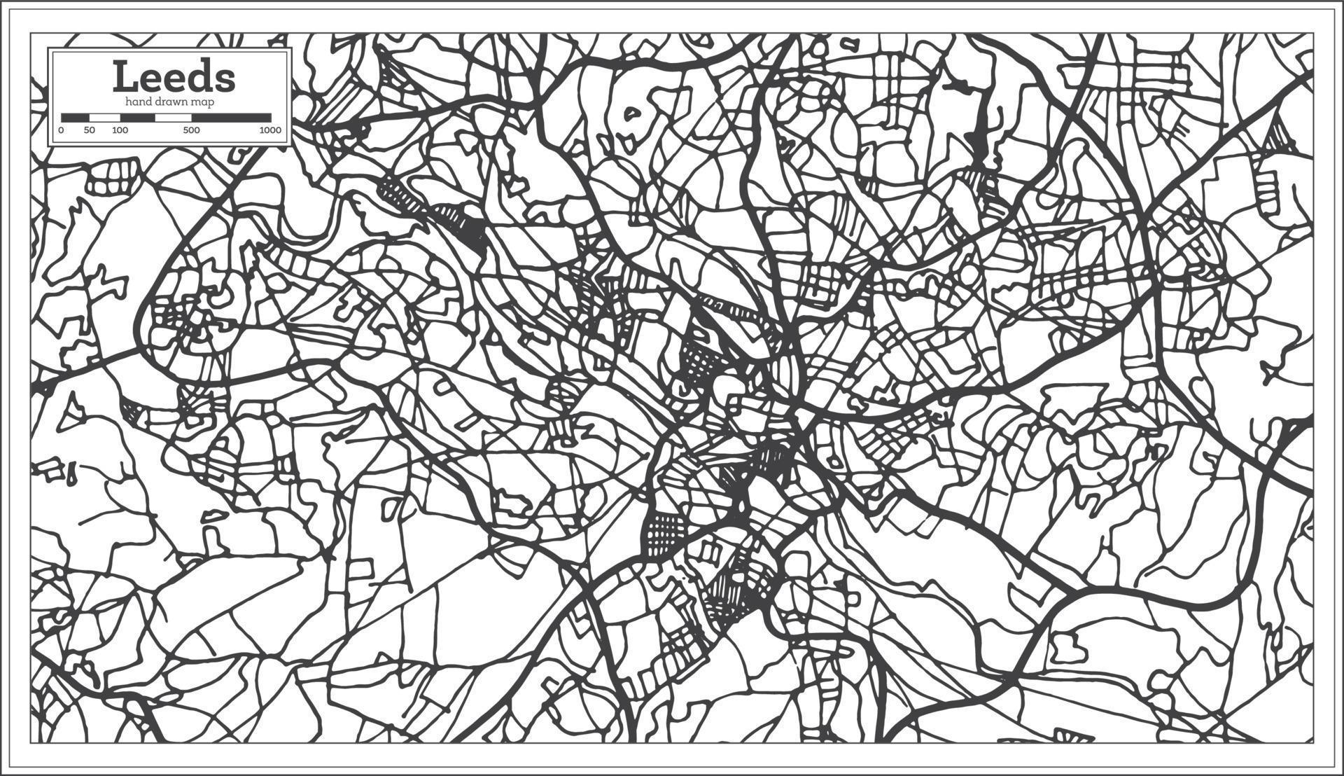Leeds England City Map in Retro Style. Outline Map. 17403959 Vector Art ... Leeds England City Map in Retro Style. Outline Map. 17403959 Vector Art ...