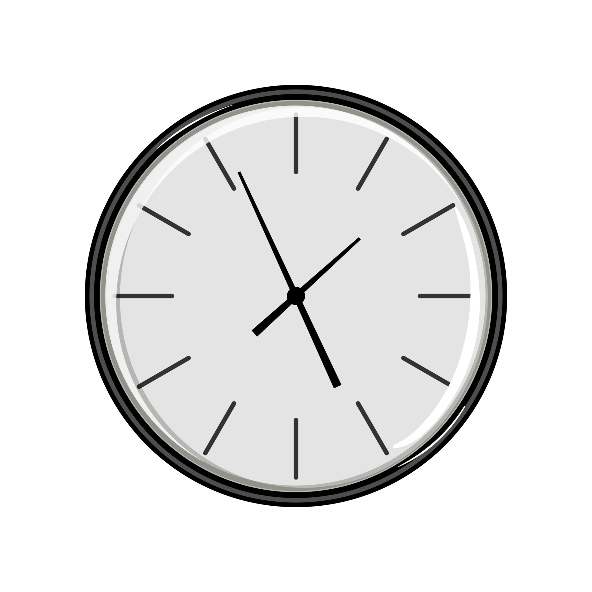 Ilustración De Vector De Dibujos Animados De Reloj De Pared De Tiempo 17405567 Vector En Vecteezy