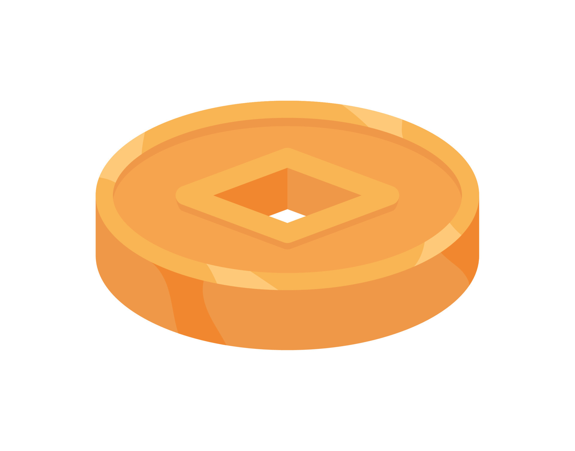 chinese golden coin 17406466 Vector Art at Vecteezy