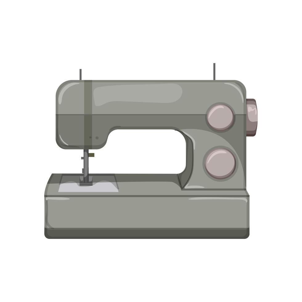 Needle Sew Machine Cartoon Vector Illustration 17407319 Vector Art At