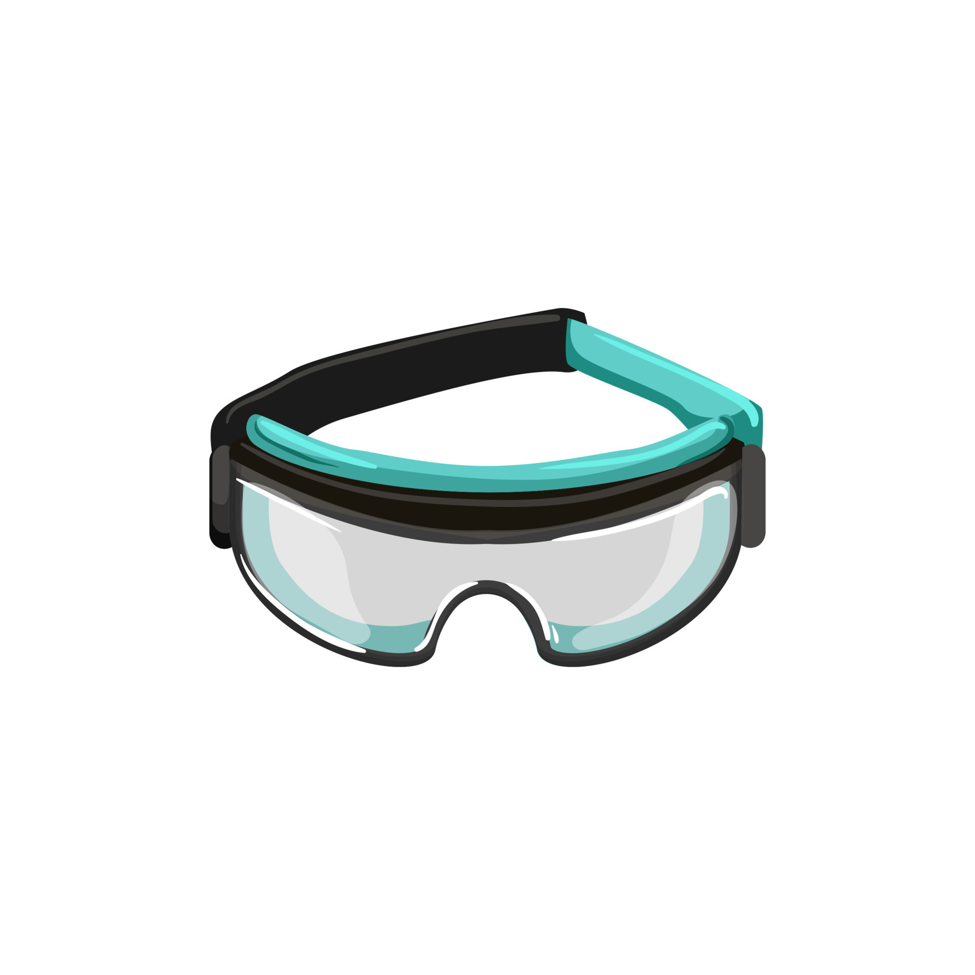 Work Safety Glasses Cartoon Vector Illustration 17415035 Vector Art At