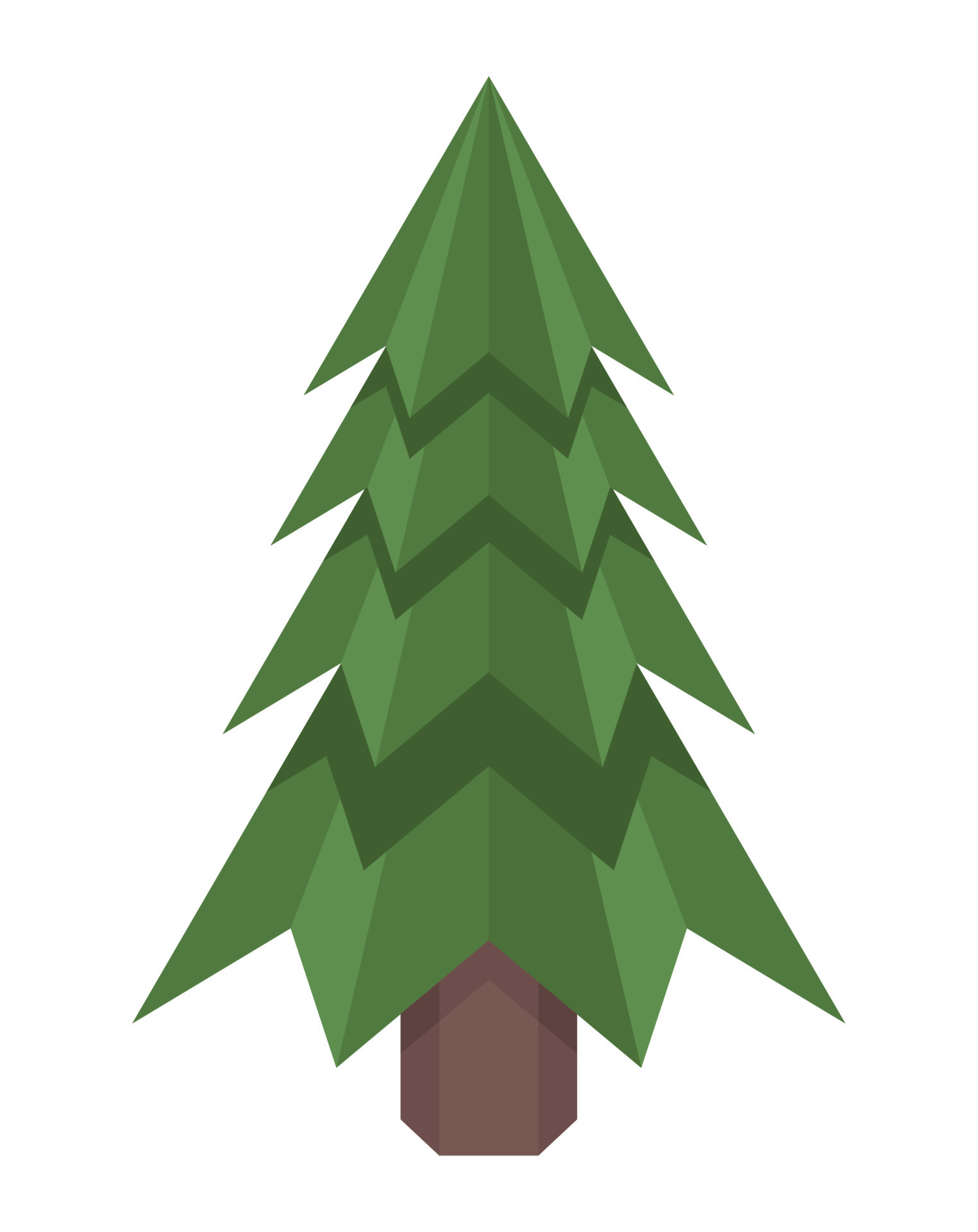 pine tree plant forest 17415107 Vector Art at Vecteezy