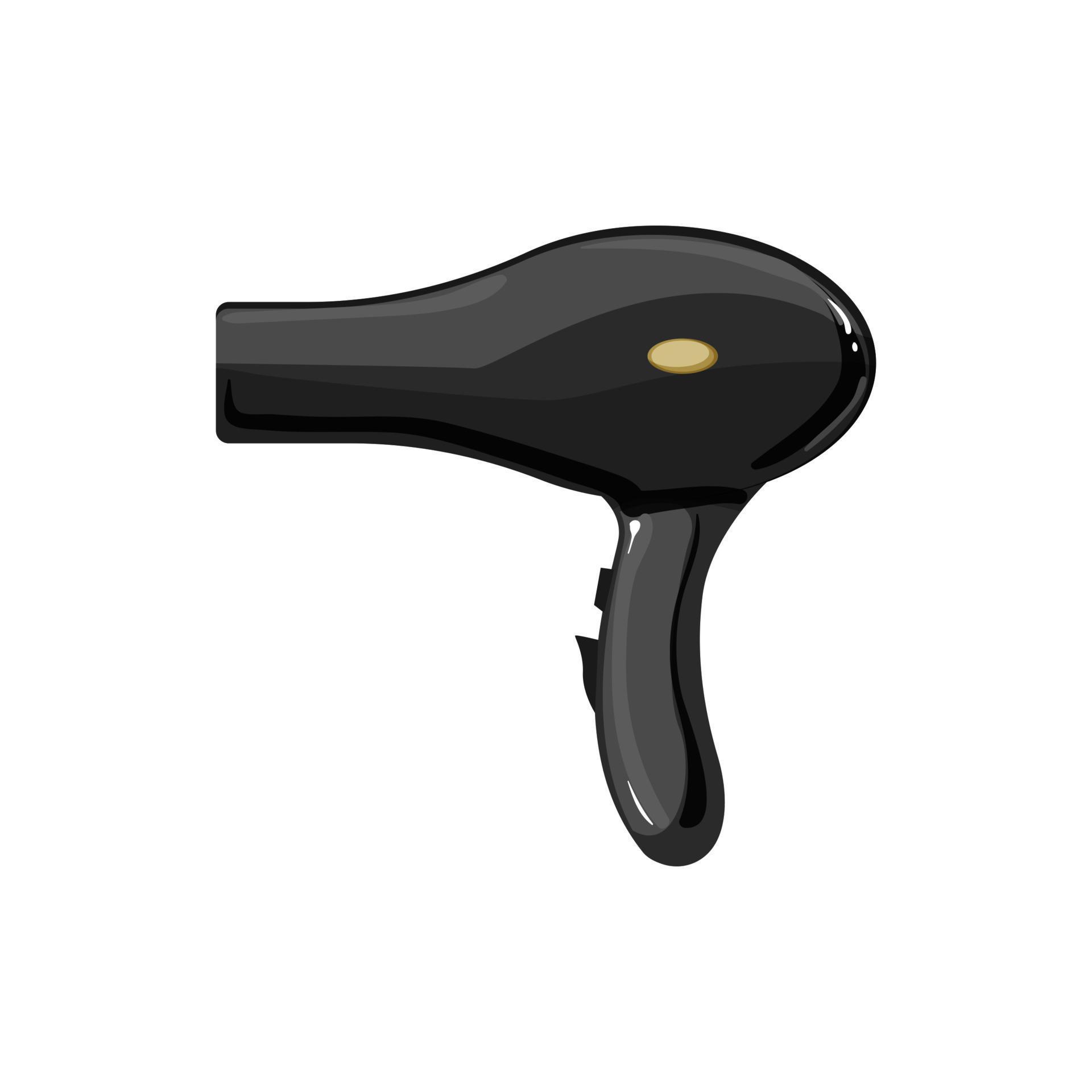 Beauty Hair Dryer Cartoon Vector Illustration 17417958 Vector Art At