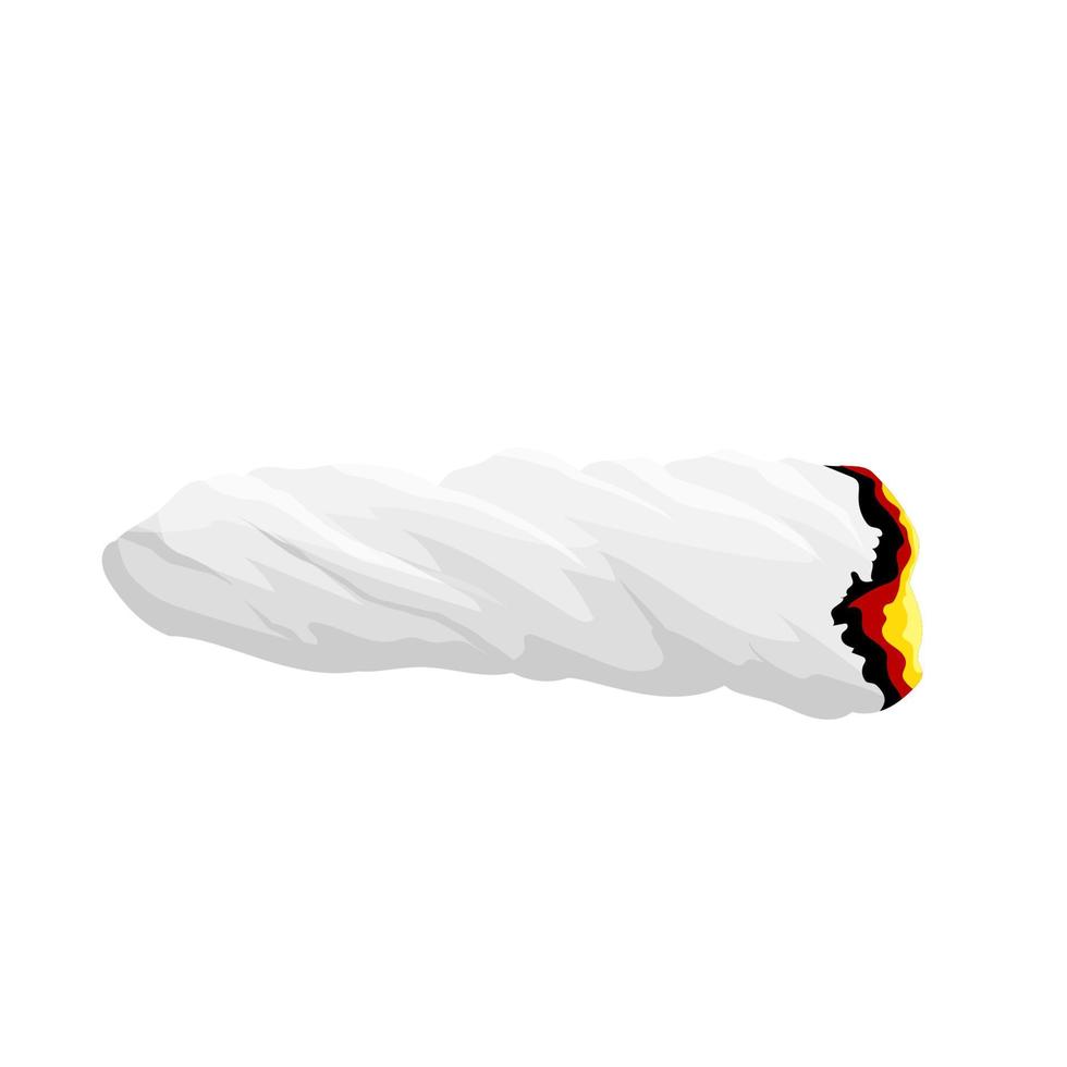 Weed Smoke Cartoon Vector Illustration 17420826 Vector Art At Vecteezy
