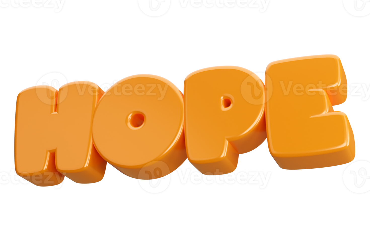 hope 3d word text 17421203 PNG