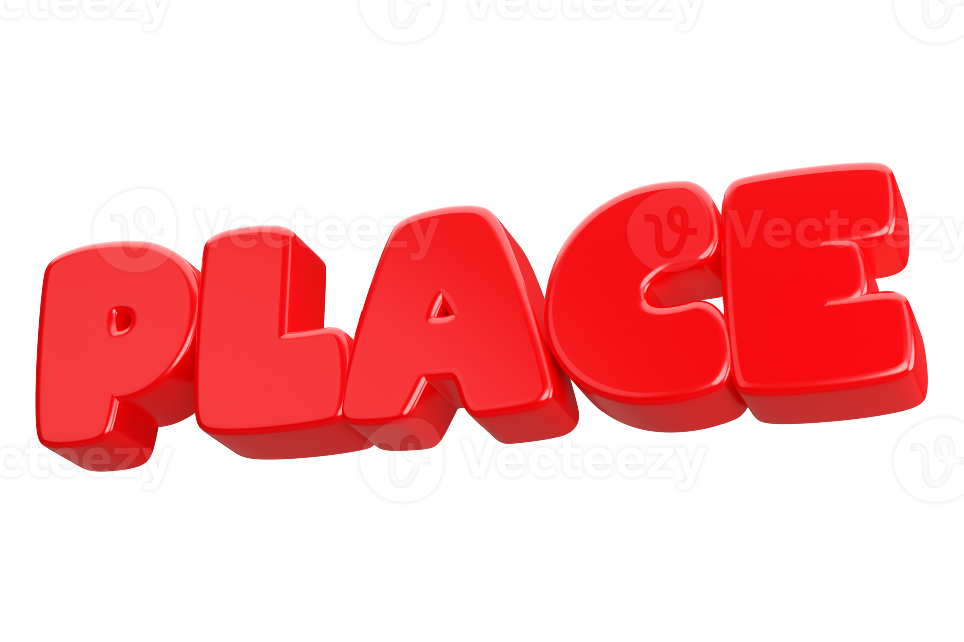 place 3d word text 17421218 PNG