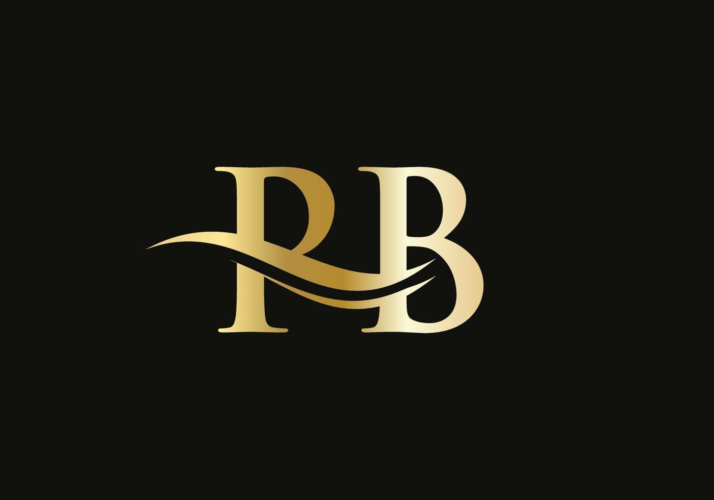 logotipo de letra pb inicial con plantilla de vector de tipografía empresarial moderna creativa ...