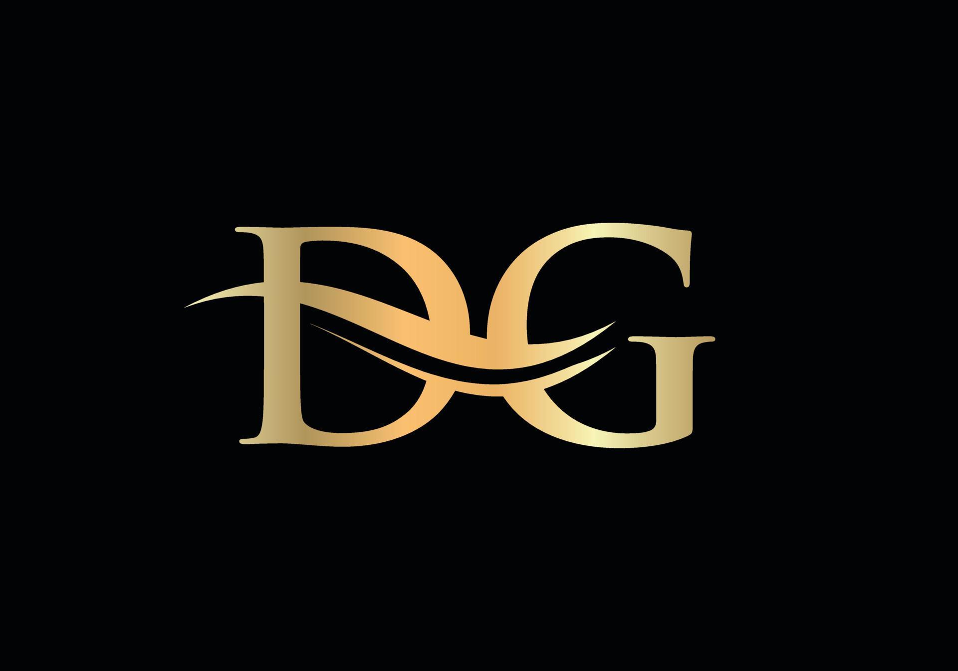 Creative DG letter with luxury concept. Modern DG Logo Design for ...