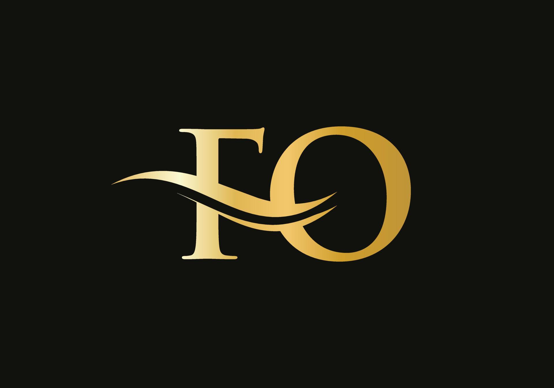 FO Letter Linked Logo for business and company identity. Initial Letter ...