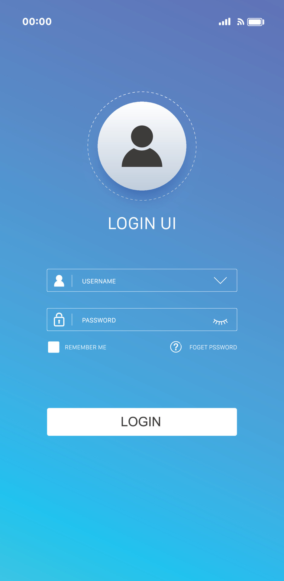 Member Login User Interface Ui For Website And Mobile Apps Vector Illustration 17429630 Vector