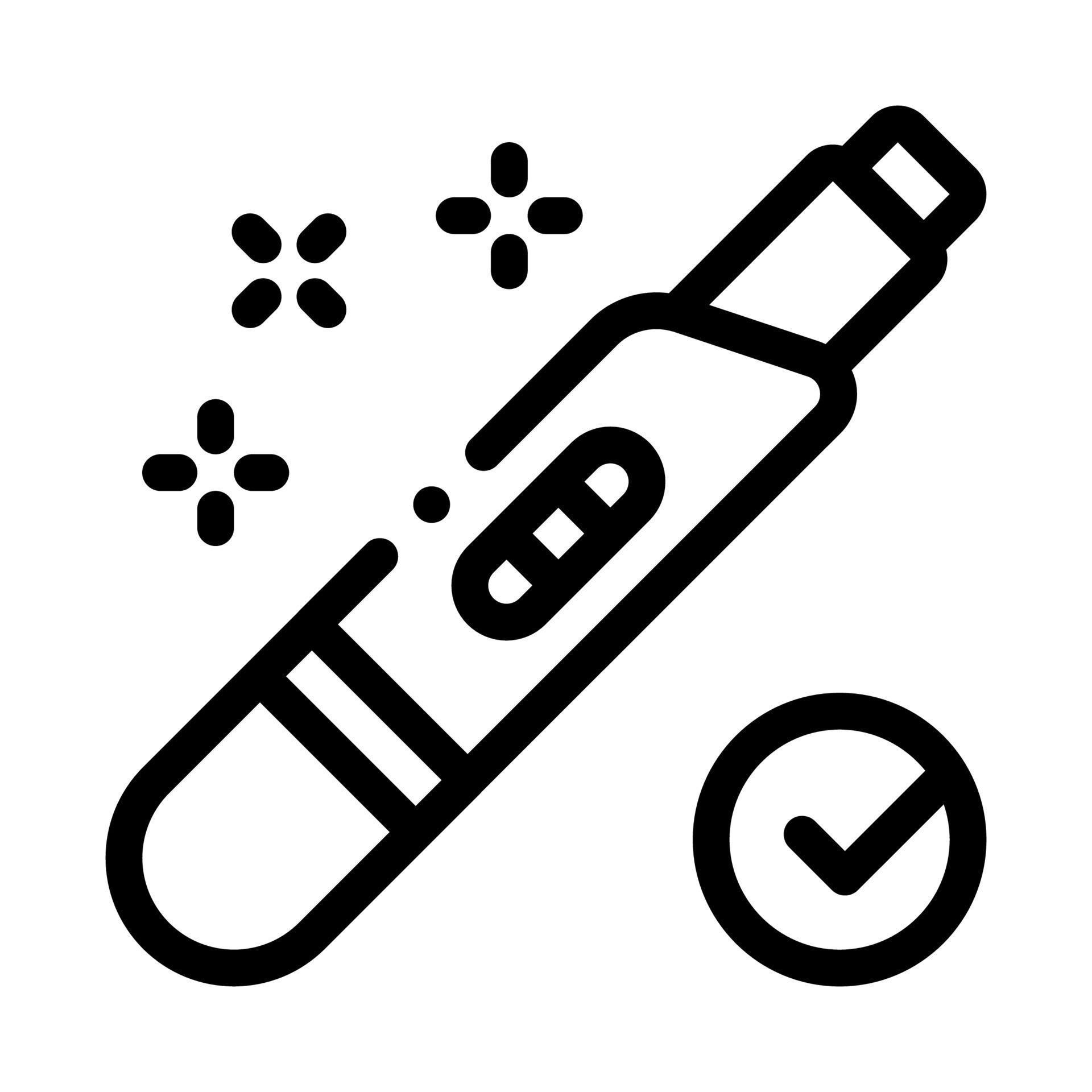Positive Pregnancy Test Icon Outline Illustration 17430028 Vector Art