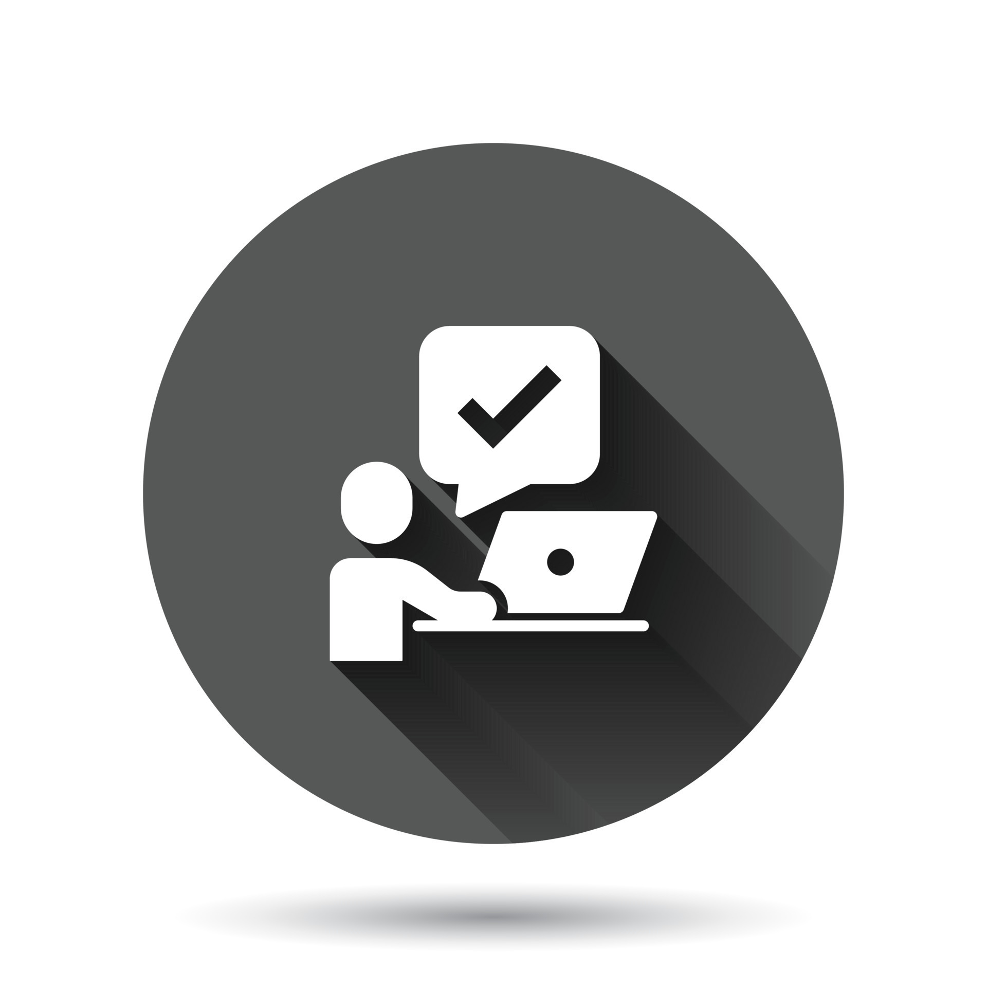 Business Computer User Icon