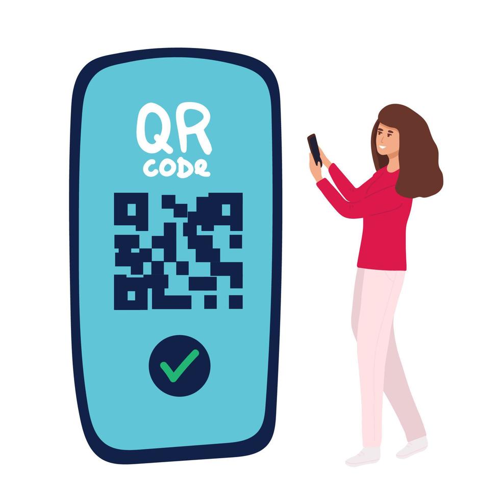 banner landidng page QR code scanning icon in smartphone. hand holding ... banner landidng page QR code scanning icon in smartphone. hand holding ...