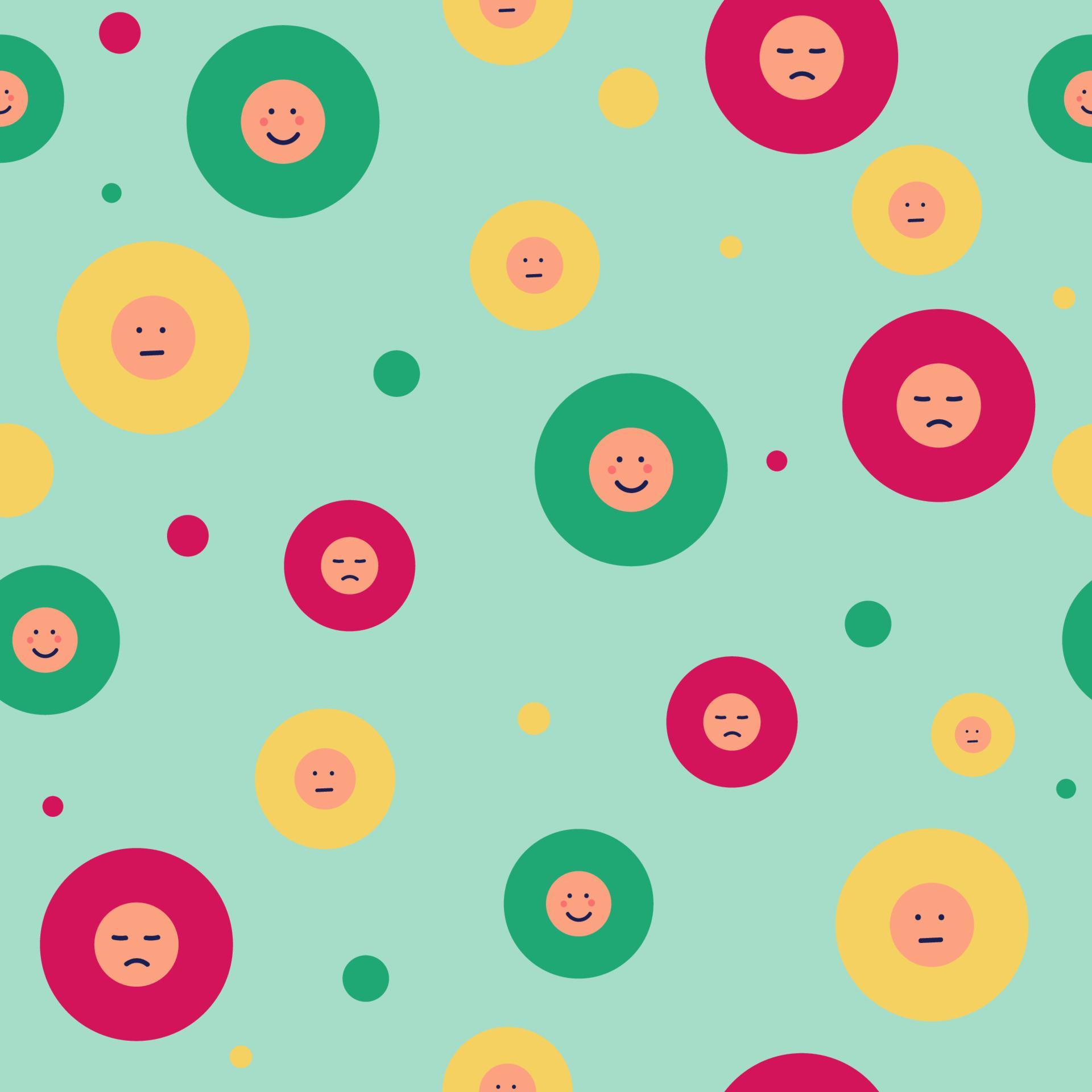 seamless pattern Emotional balance concept. emotional intelligence ... seamless pattern Emotional balance concept. emotional intelligence ...