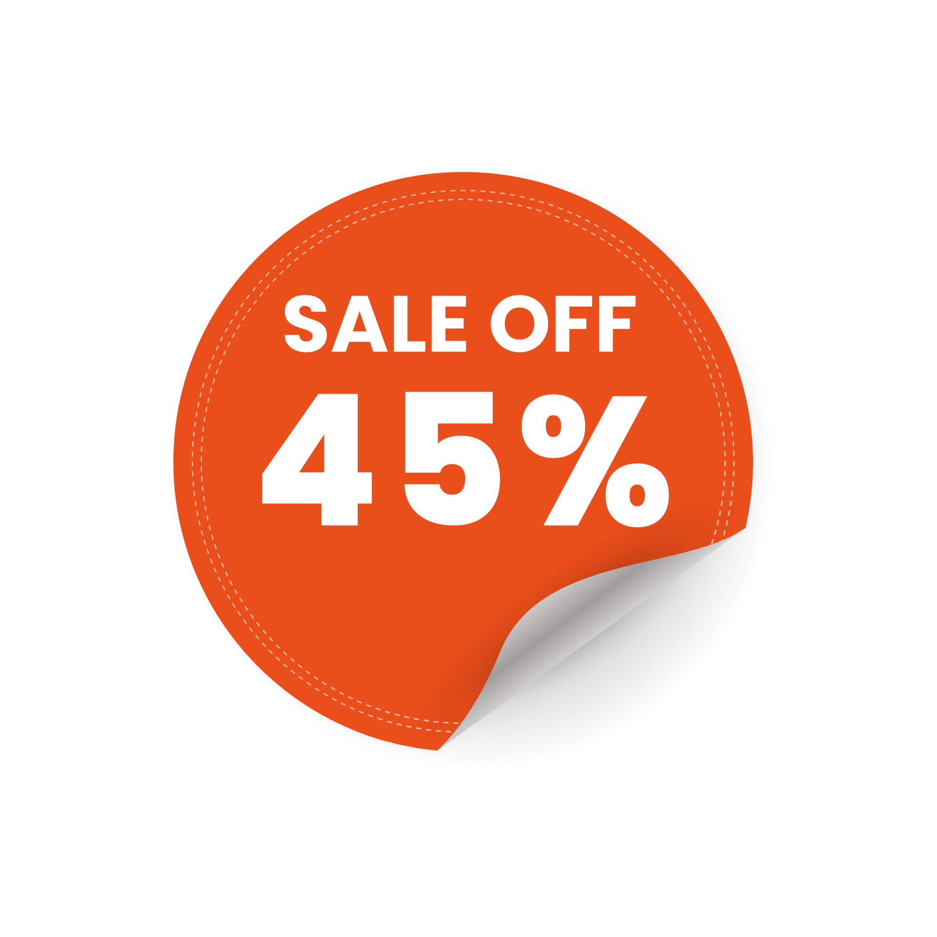 45 Percent Peeling Sticker Orange Color For Sale Off Promotion Concept 45-percent-peeling-sticker-orange-color-for-sale-off-promotion-concept