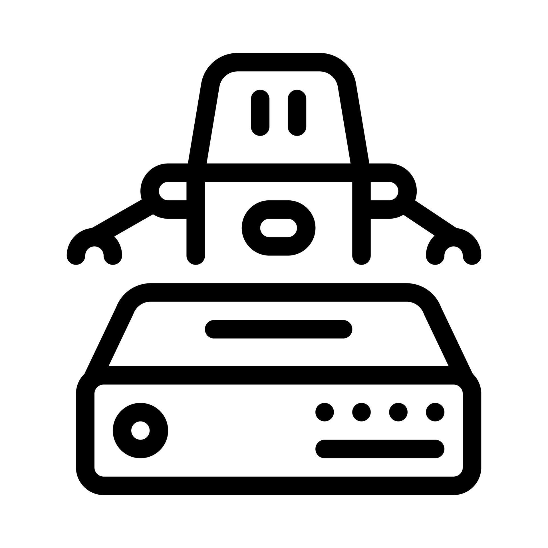 Automation Machine Learning Line Icon Vector Illustration 17433942