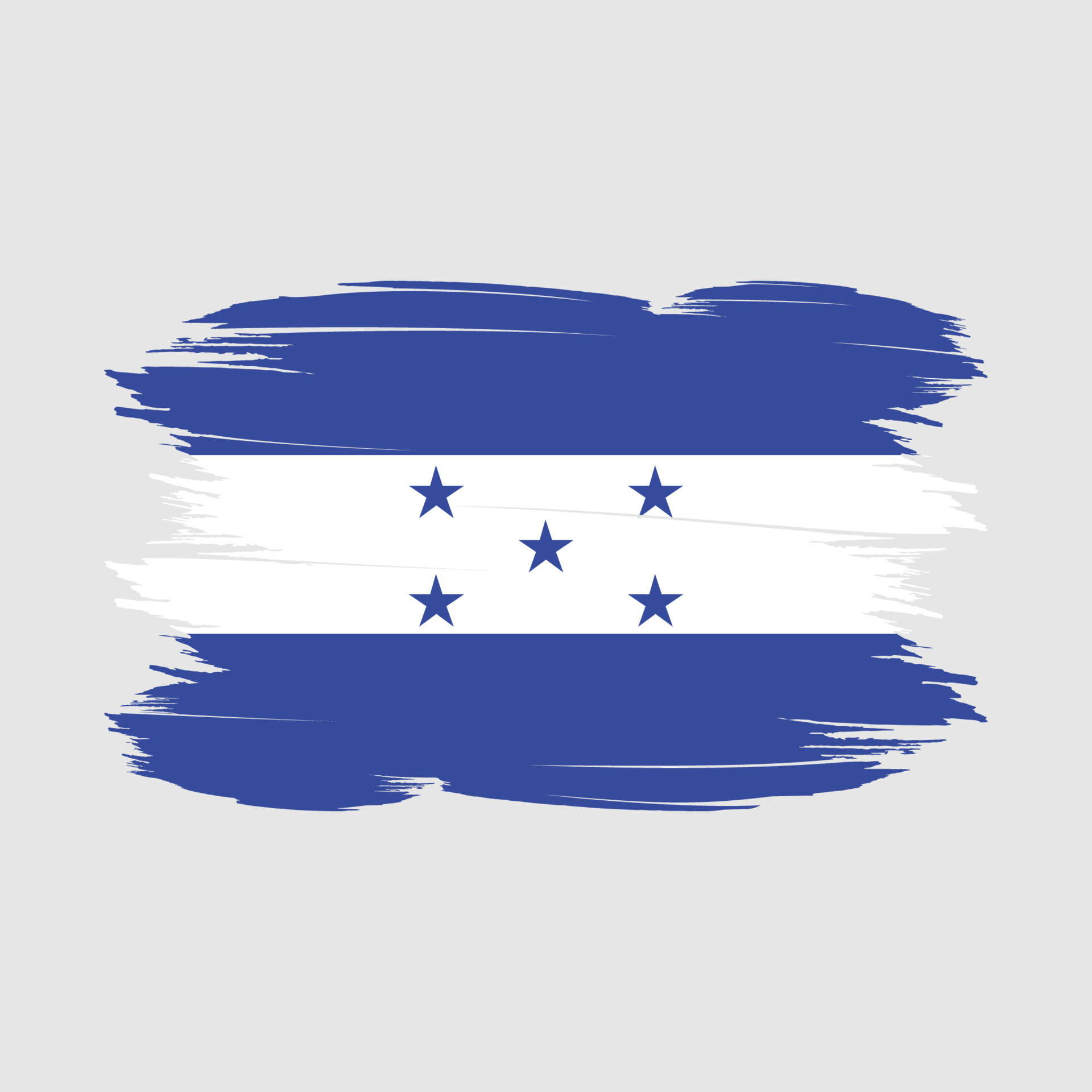 Honduras Flag Brush Vector Illustration 17437331 Vector Art at Vecteezy