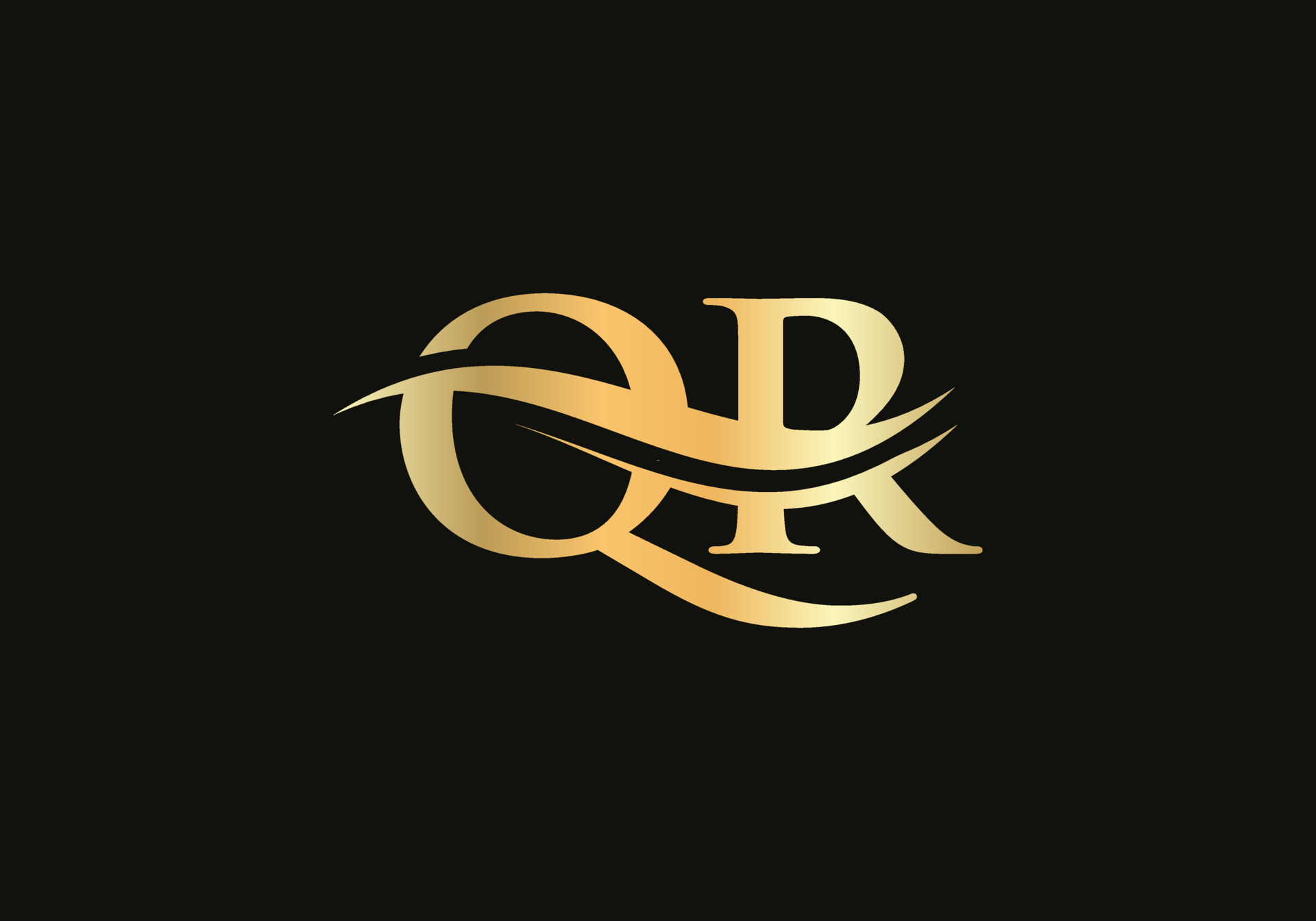 Initial Letter Qr Linked Logo For Business And Company Identity Modern Letter Qr Logo Vector