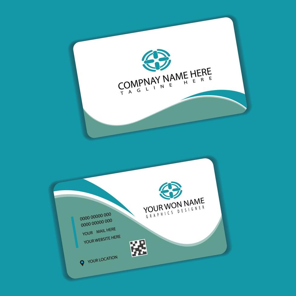 Corporate or Personal Visiting Card or Business Card Design Template ... Corporate or Personal Visiting Card or Business Card Design Template ...