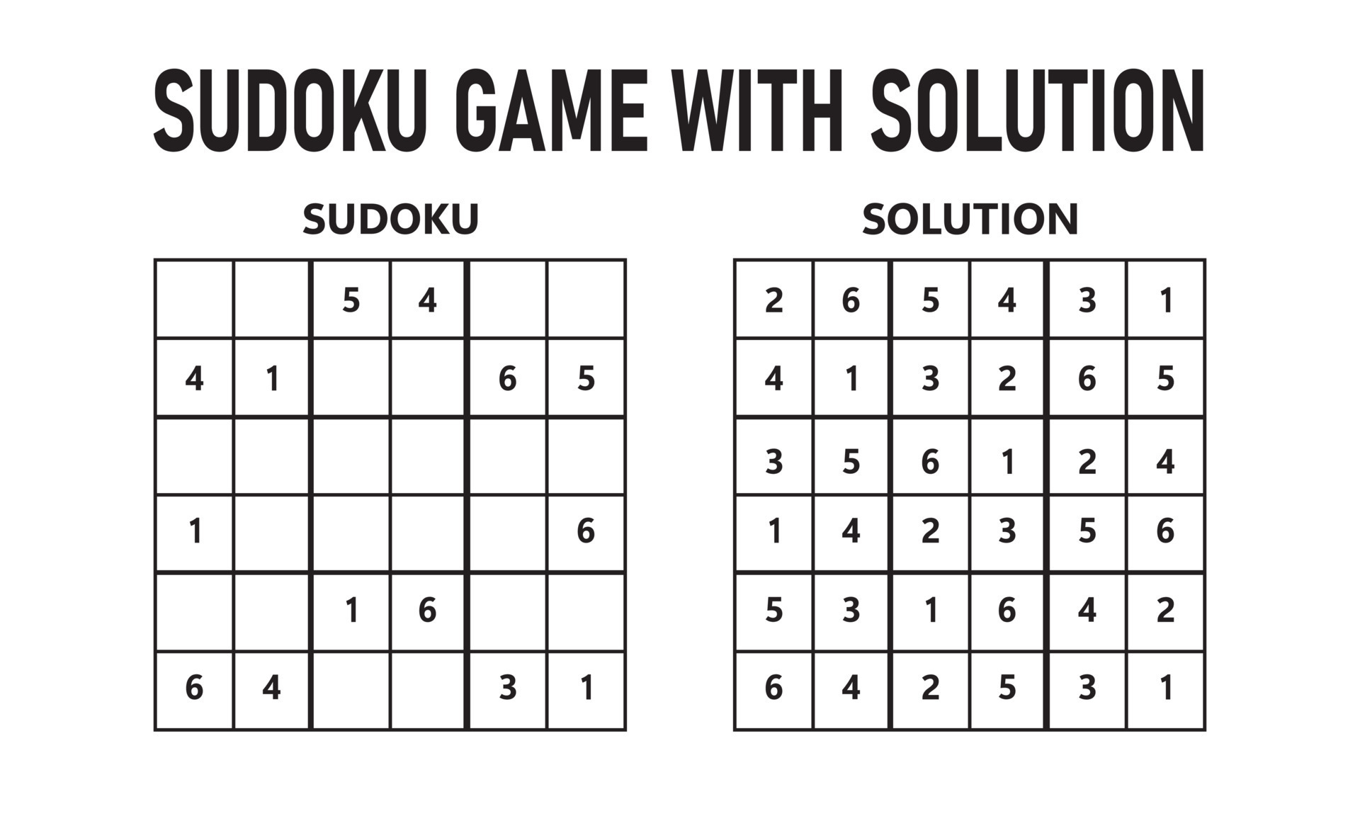 Sudoku Game With Solution Sudoku Puzzle Game With Numbers Can Be Used
