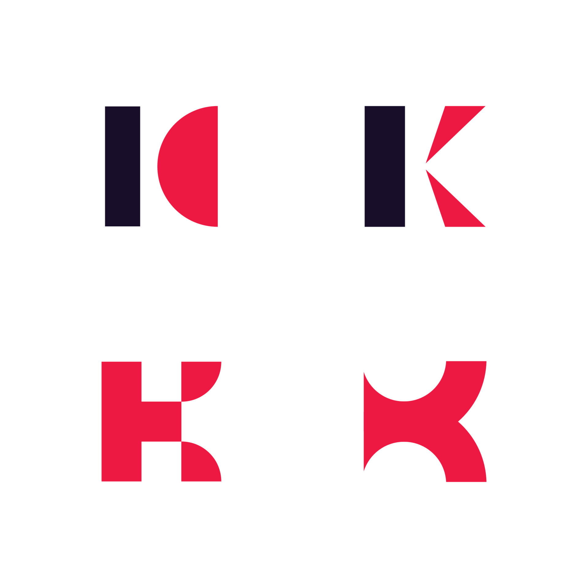 Letter K logo template elements 17447725 Vector Art at Vecteezy
