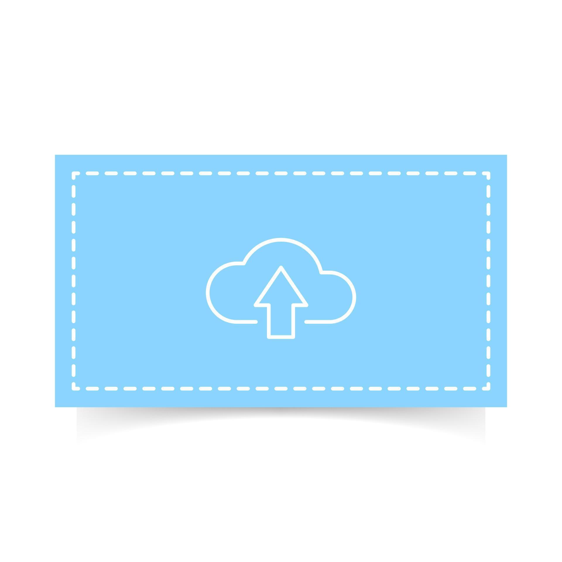 add file, upload button page concept illustration flat design vector ...