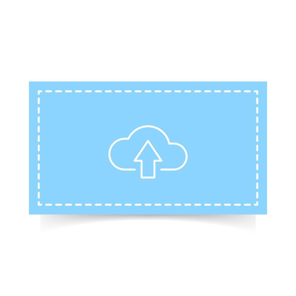 add file, upload button page concept illustration flat design vector ...